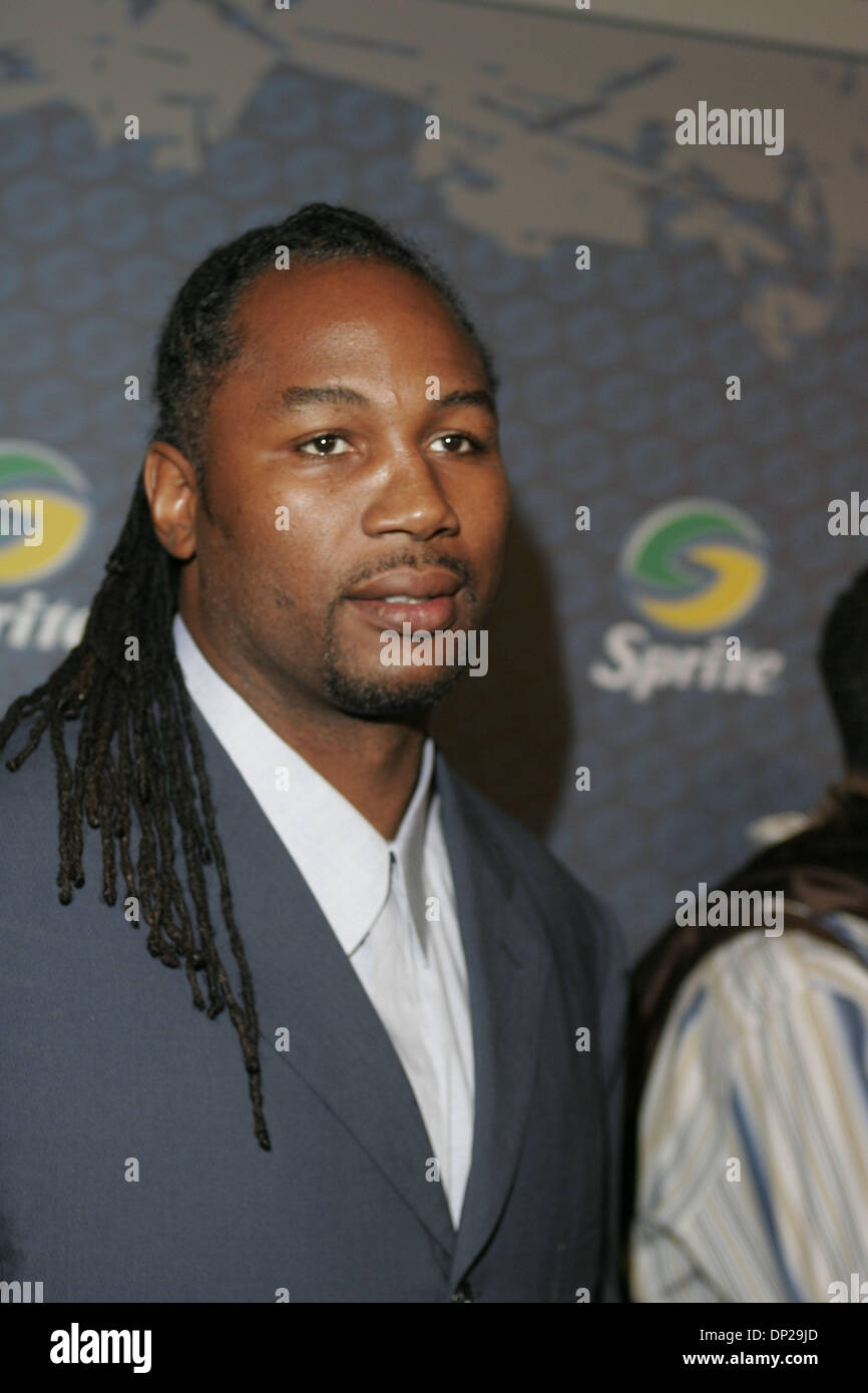 May 23, 2006; New York, NY, USA; Boxer LENNOX LEWIS at Sprites Street ...
