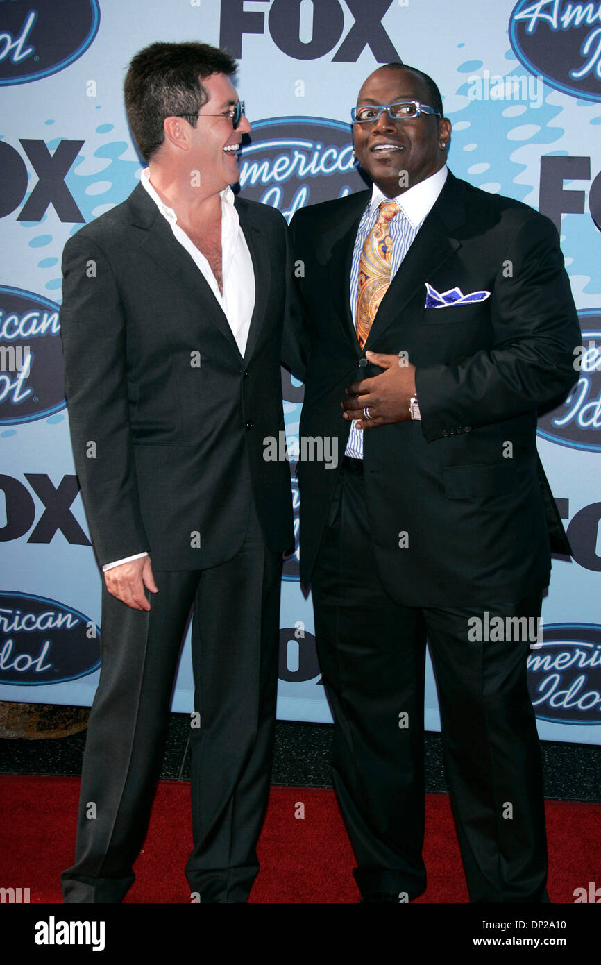 May 24, 2006; Hollywood, California, USA; Judges SIMON COWELL & RANDY ...