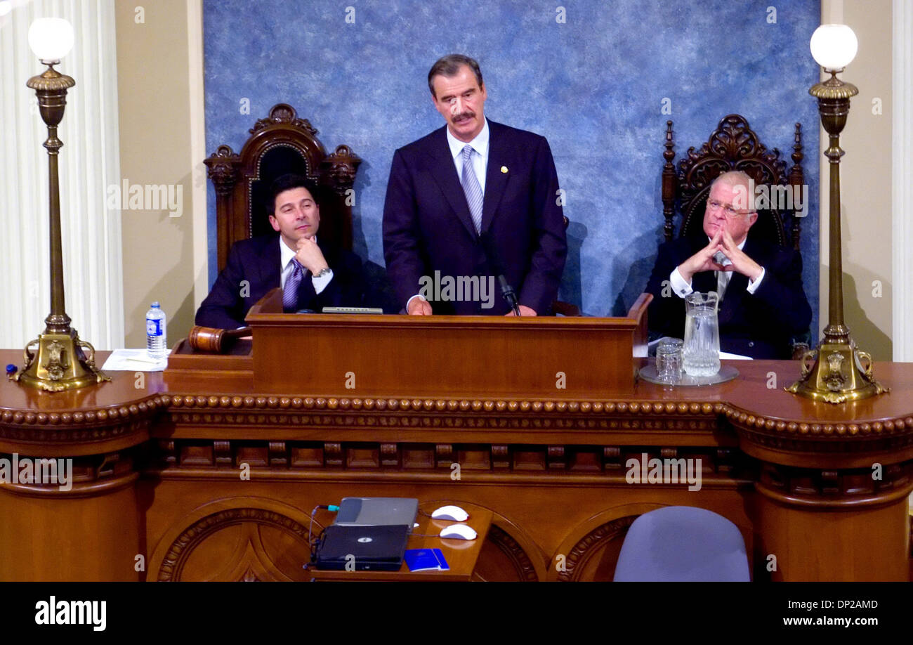 May 25, 2006; Sacramento, CA, USA; Assembly Speaker FABIAN NUNEZ (D-Los ...