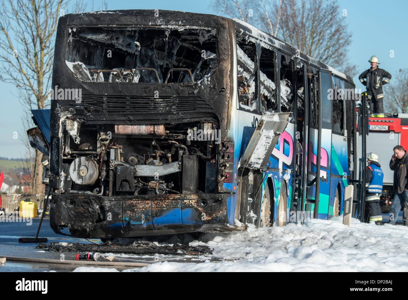 Burnt out bus hi-res stock photography and images - Alamy