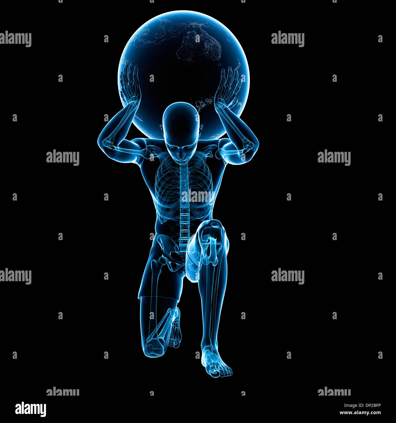 Atlas skeleton hi-res stock photography and images - Alamy