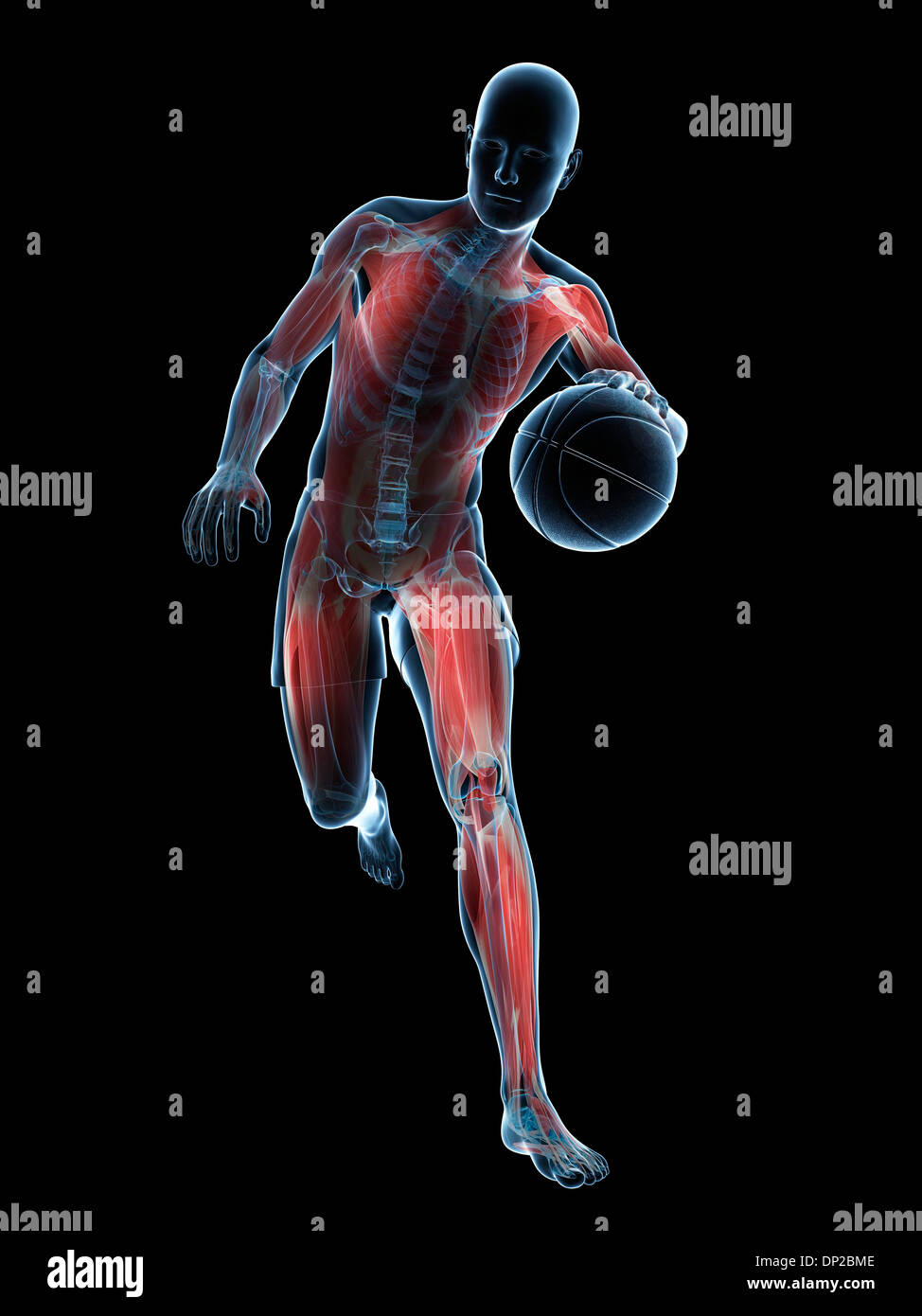 Black basketball player full body hi-res stock photography and images ...