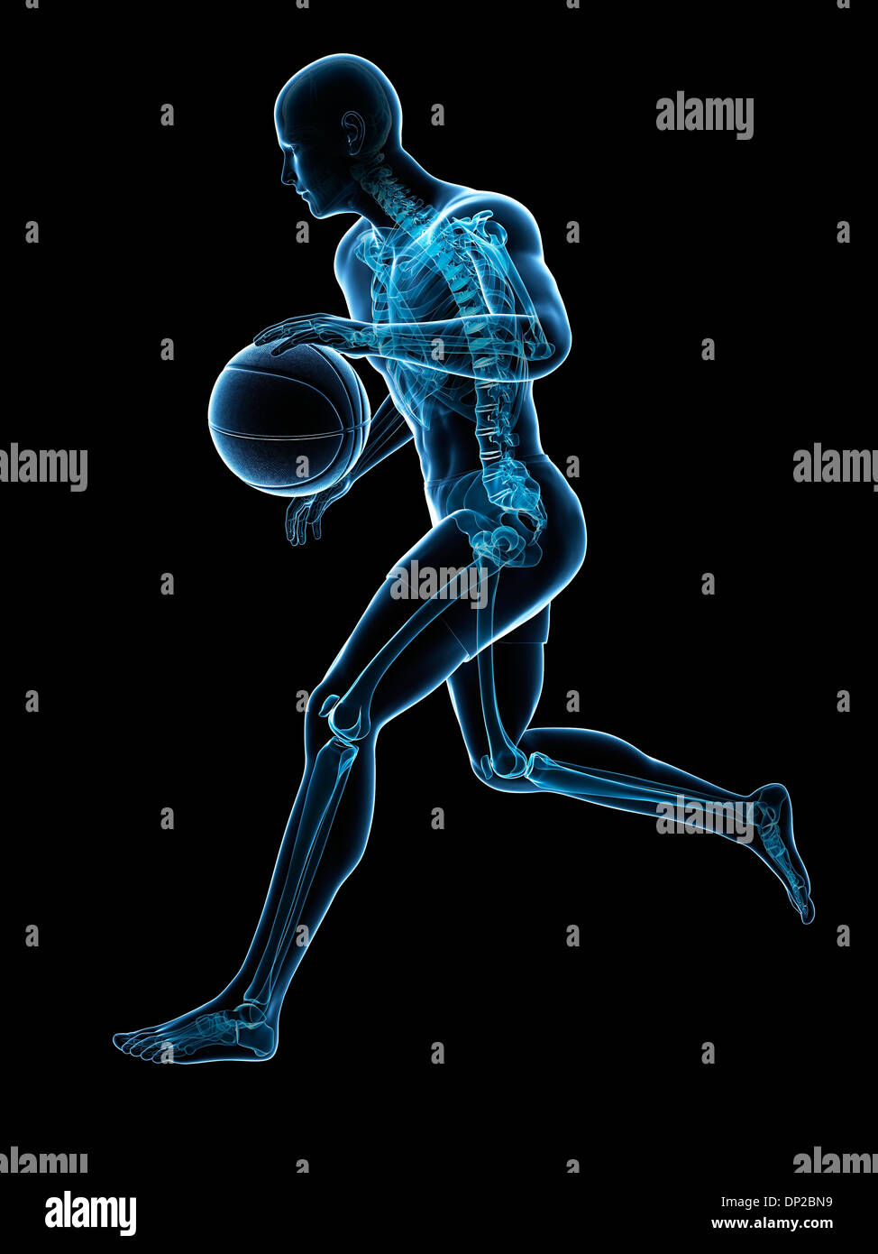 Black basketball player full body hi-res stock photography and images ...
