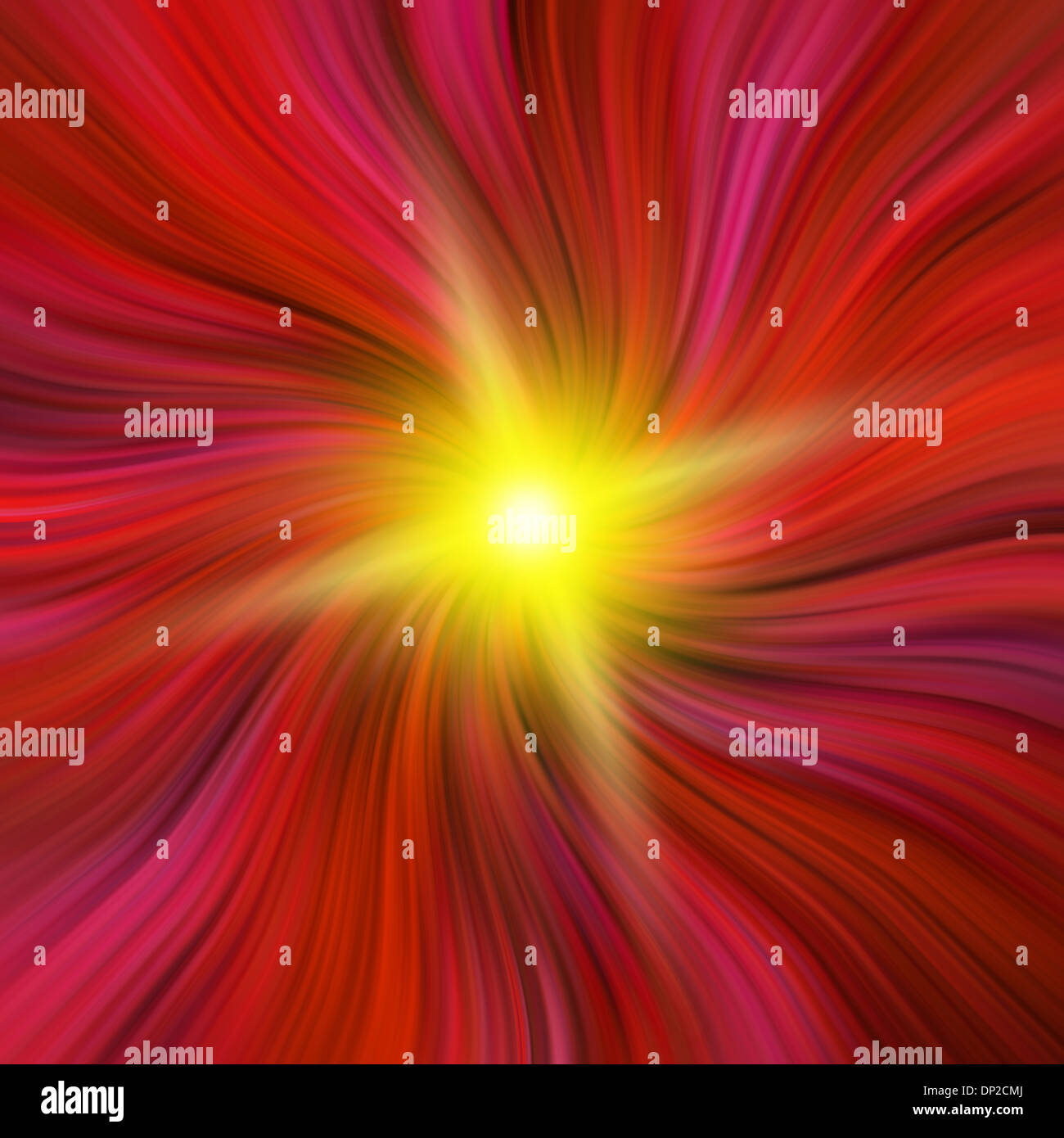 Red Vortex with a gold star burst Stock Photo - Alamy