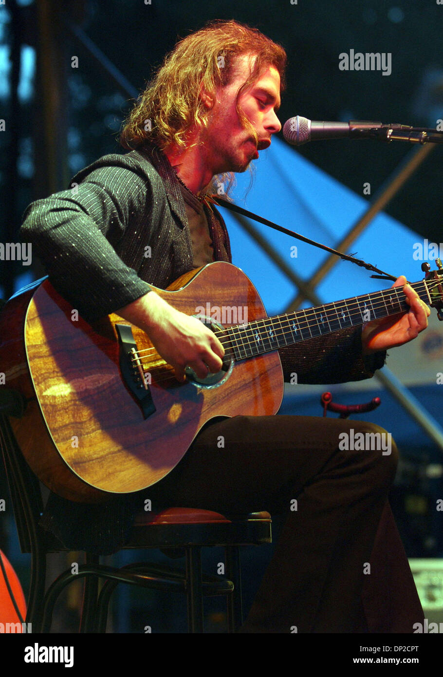 May 27, 2006; Raleigh, NC, USA; Musician TRAVIS MEEKS of the band Days ...