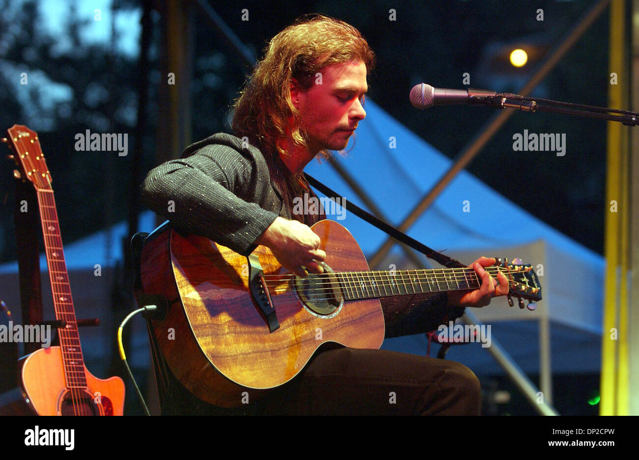May 27, 2006; Raleigh, NC, USA; Musician TRAVIS MEEKS of the band Days ...