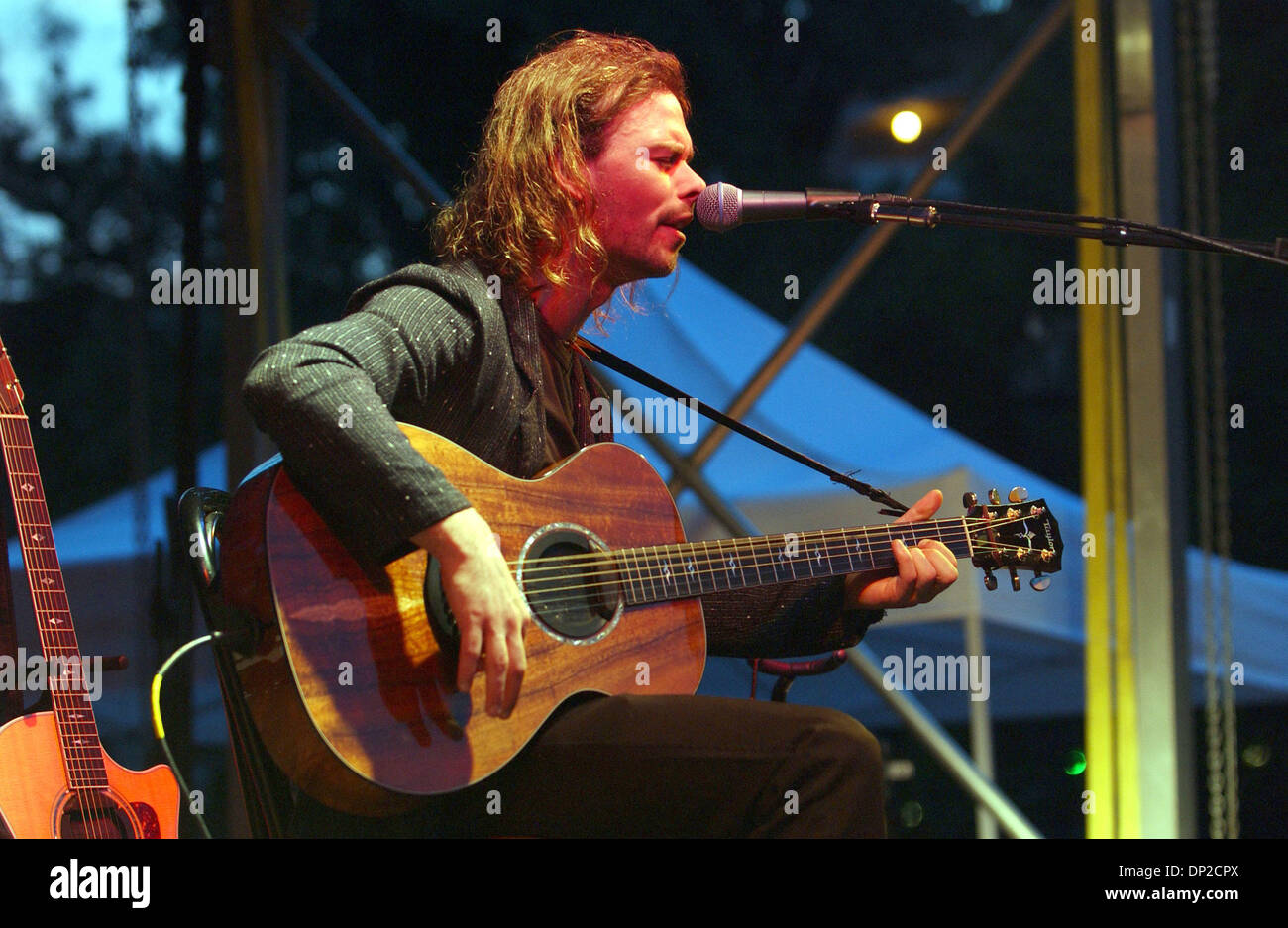 May 27, 2006; Raleigh, NC, USA; Musician TRAVIS MEEKS of the band Days ...