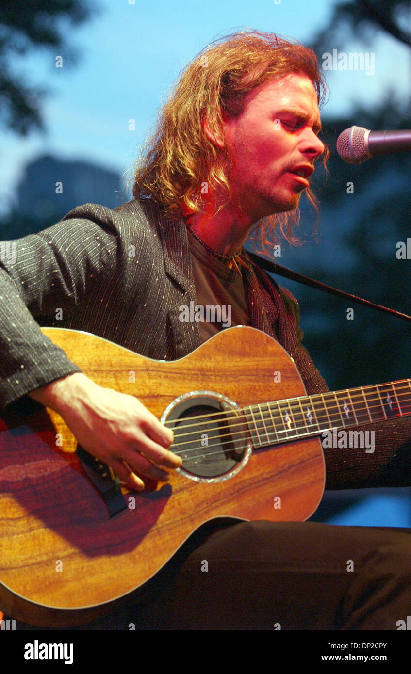 May 27, 2006; Raleigh, NC, USA; Musician TRAVIS MEEKS of the band Days ...