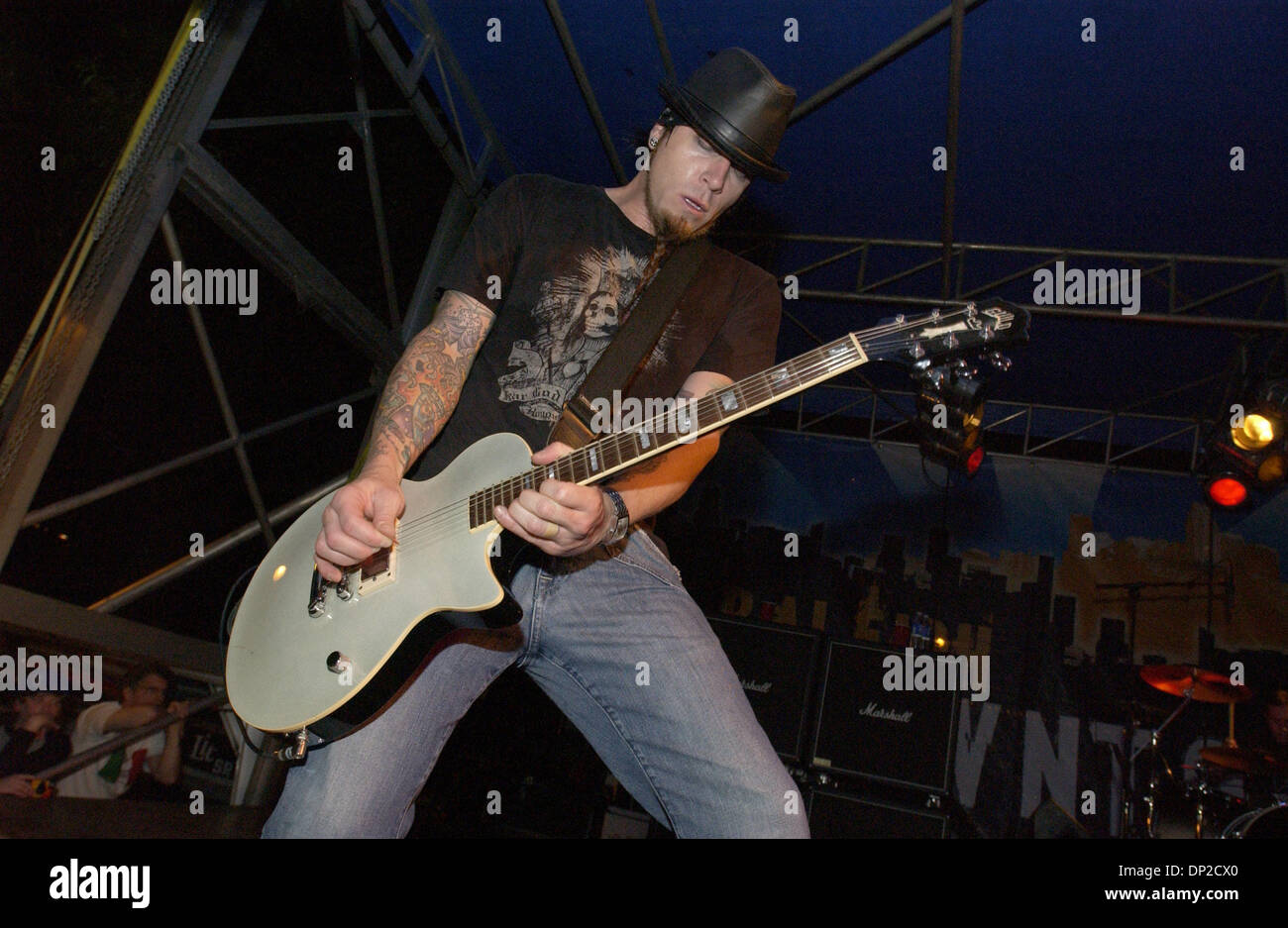 May 27, 2006; Raleigh, NC, USA; Rock band LIT performing live as their ...