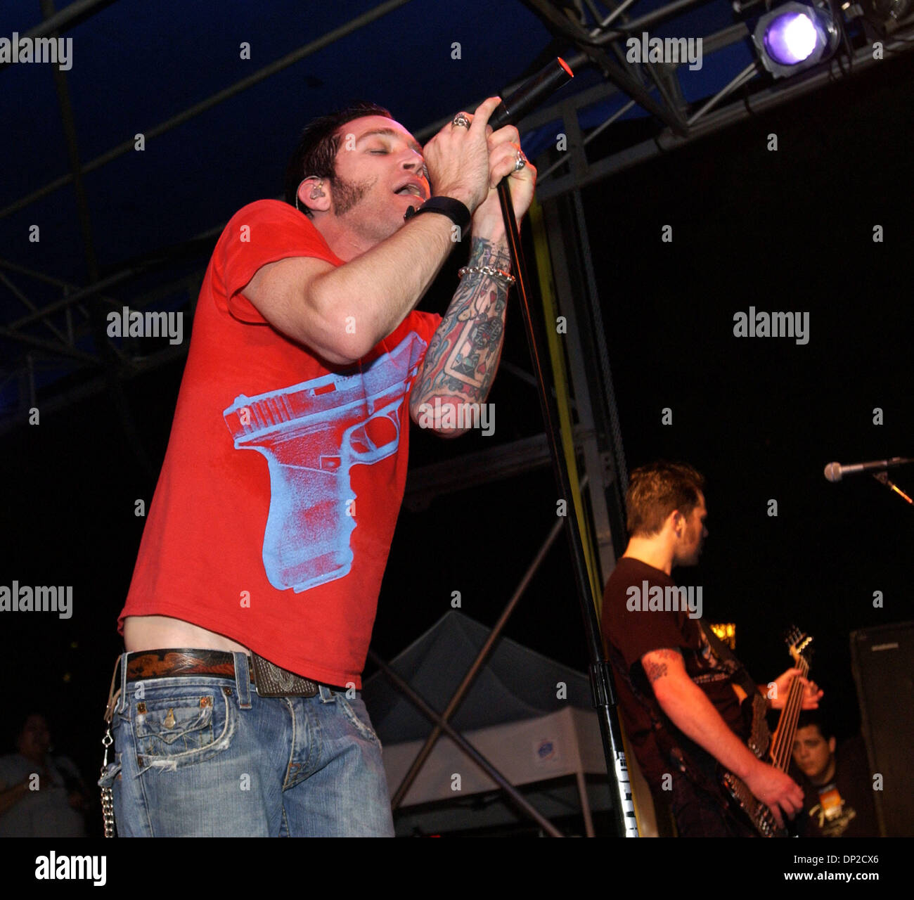 May 27, 2006; Raleigh, NC, USA; Rock band LIT performing live as their ...