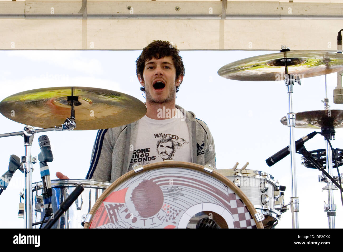 May 28, 2006; George, WA, USA; ADAM BRODY (from TV show O.C.) drummer ...