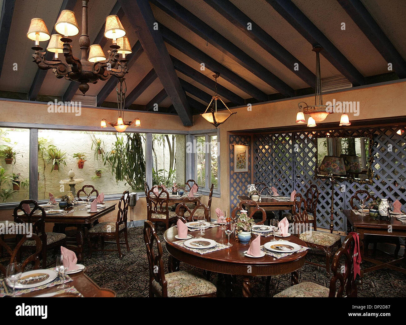 May 28, 2006; Boca Raton, FL, USA; Dining rooms at La Vielle Maison, a ...