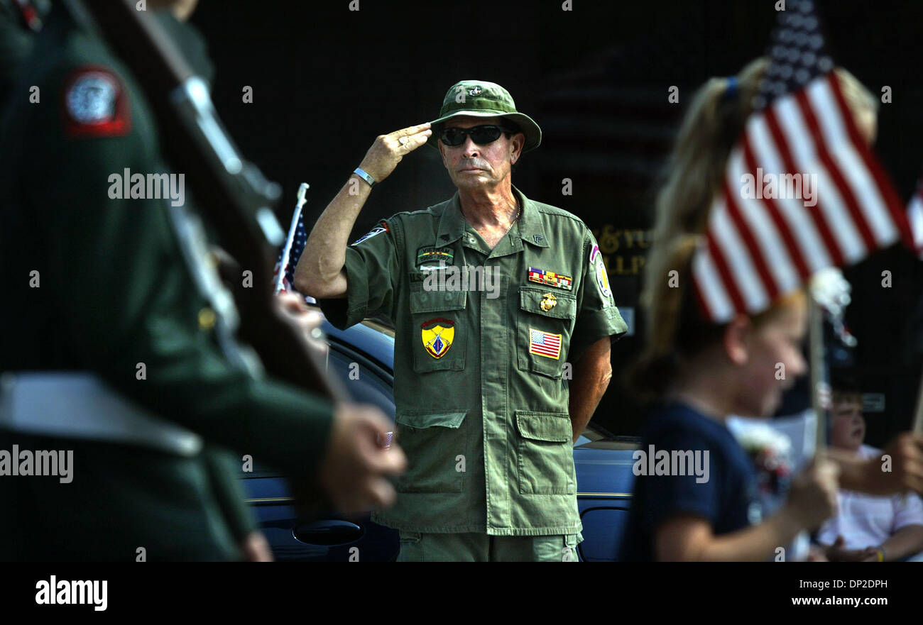 May 29, 2006; Stuart, FL, USA; Vietnam veteran Bruce Hudson of Ft ...