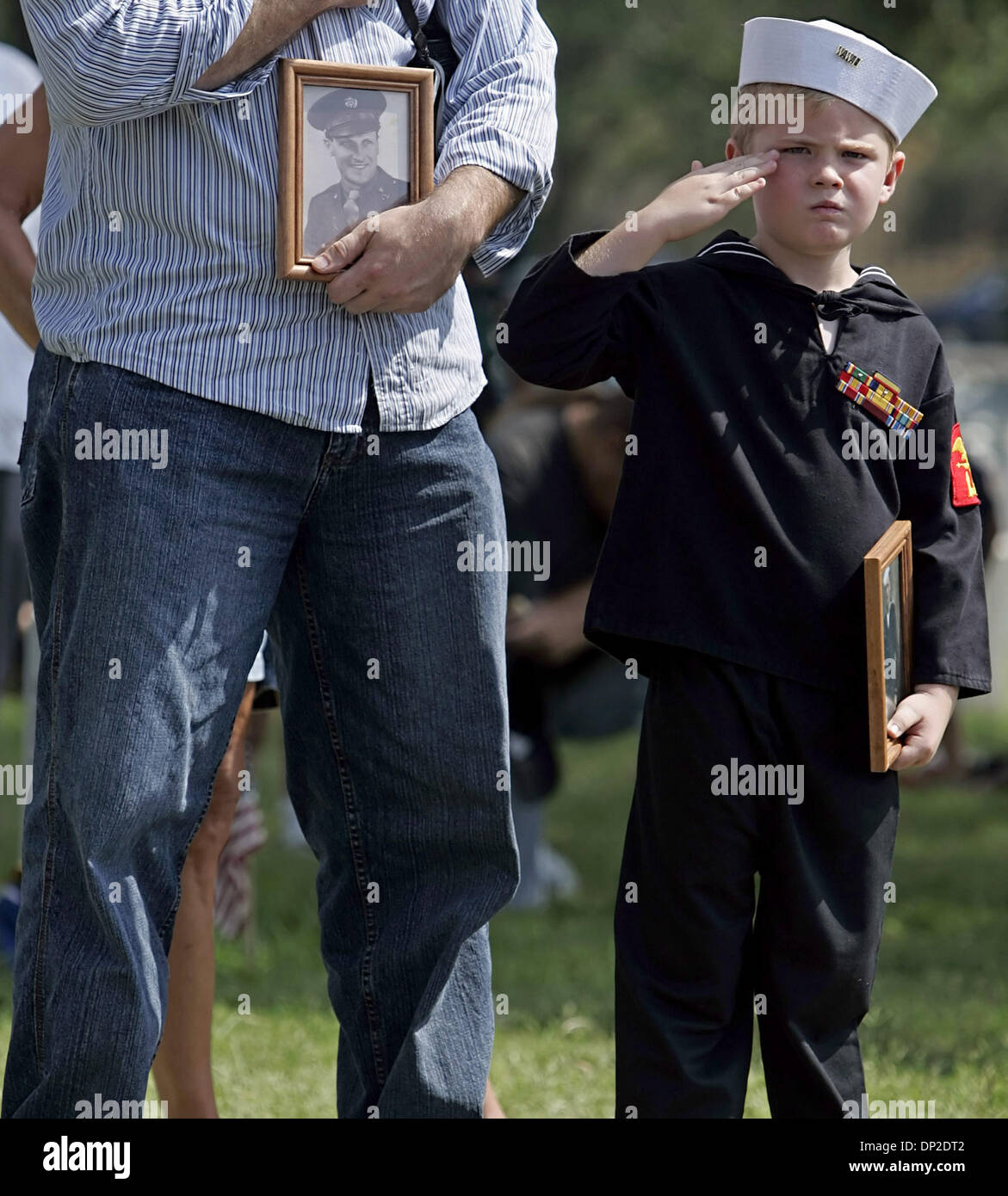 May 29, 2006; San Antonio, TX, USA; Seth Blocker, 7, attends Memorial ...