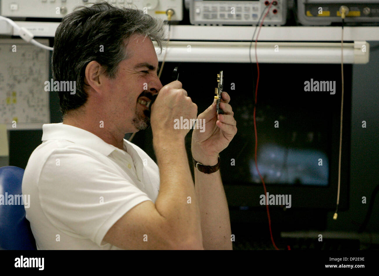 May 31, 2006; San Diego, CA, USA; MICHAEL MORGAN, wireless engineer ...