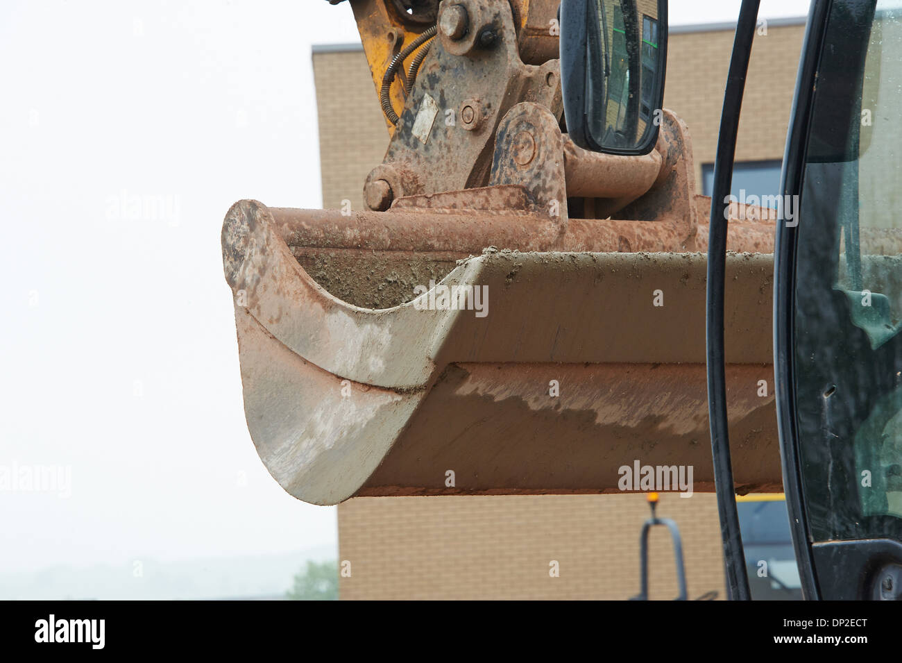 Construction Industry UK, Plant at work on a Midlands Construction site ...