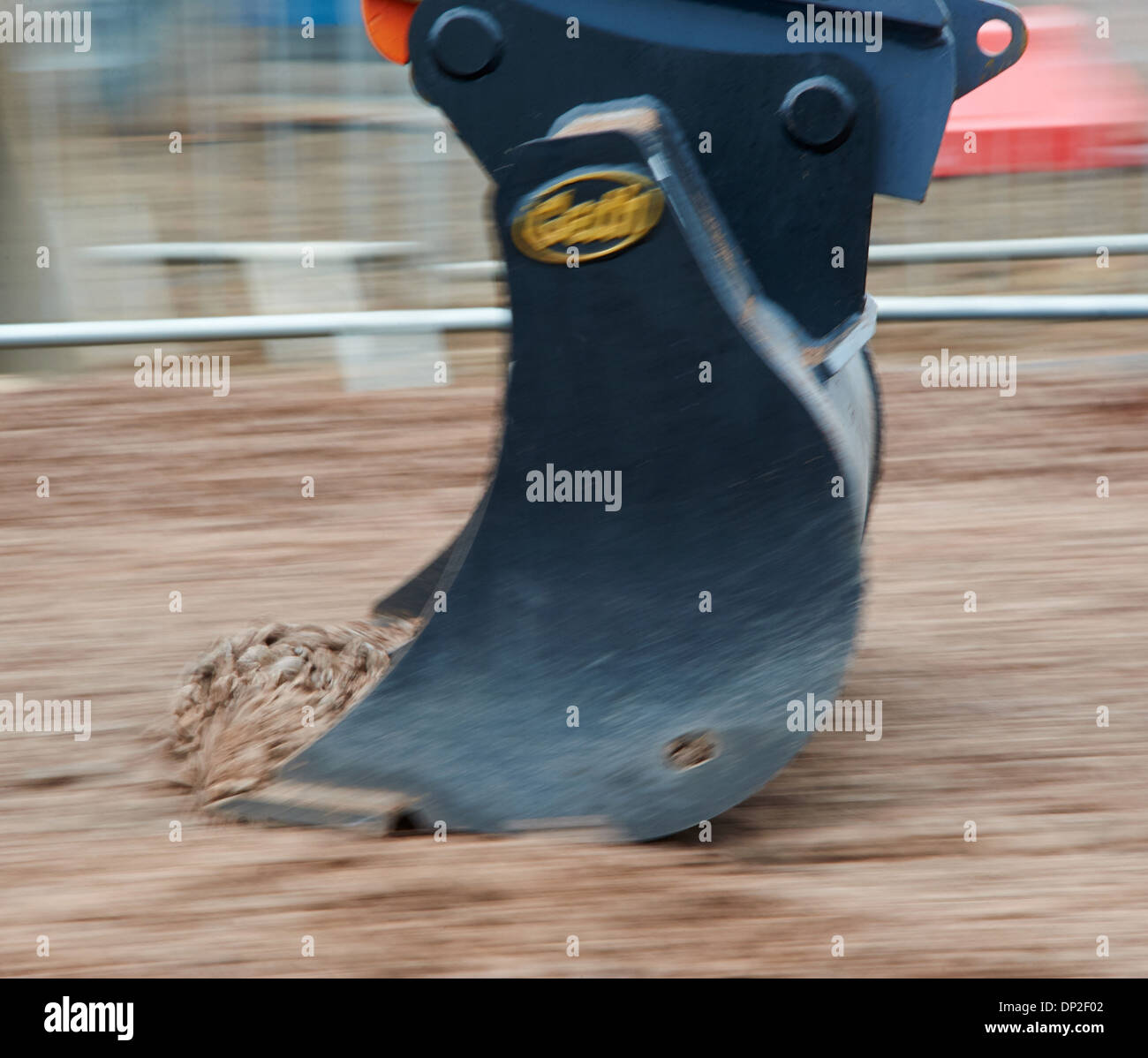 Construction Industry UK, Plant at work on a Midlands Construction site ...