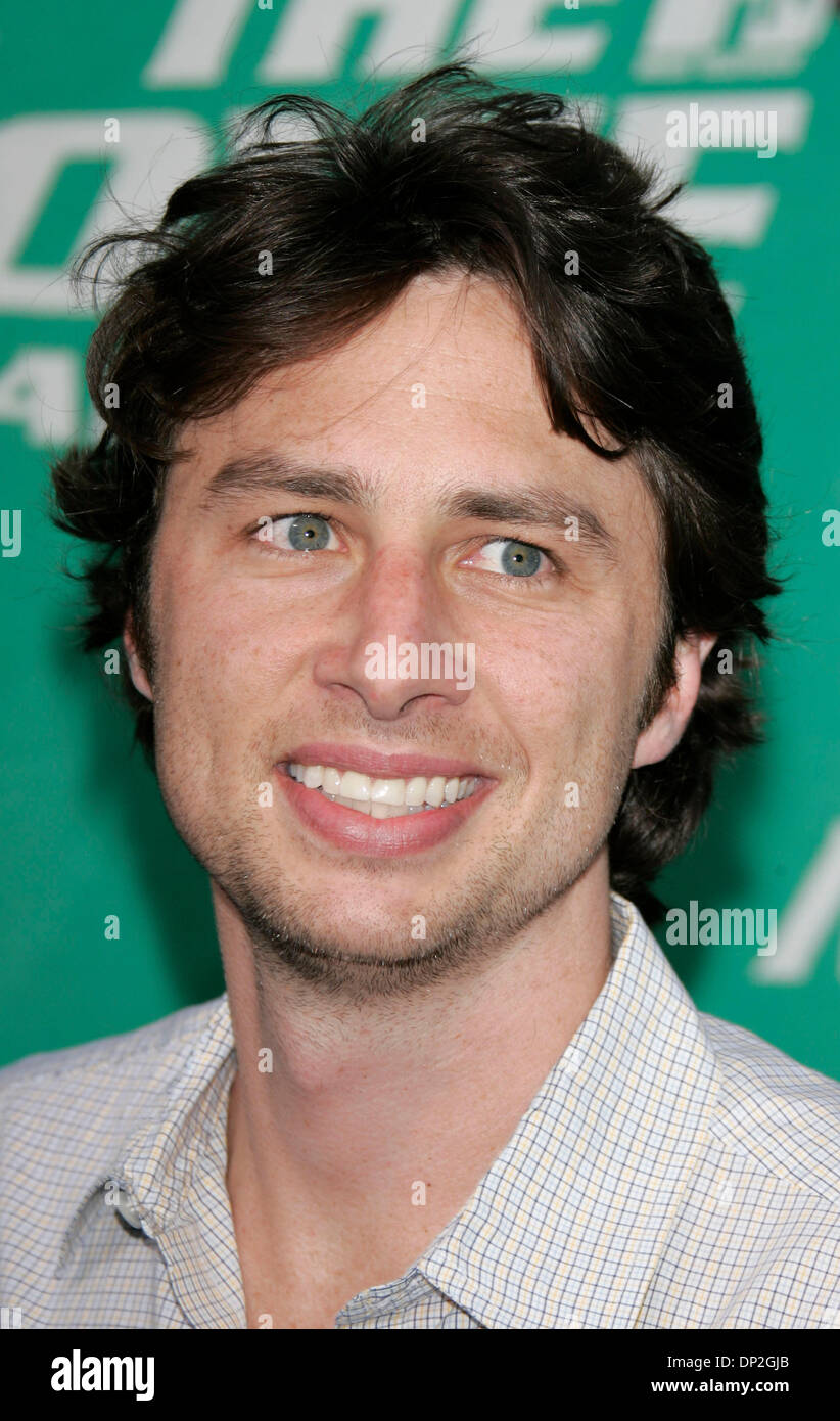 Jun 3, 2006; Culver City, California, USA; Actor ZACH BRAFF at the 2006 ...