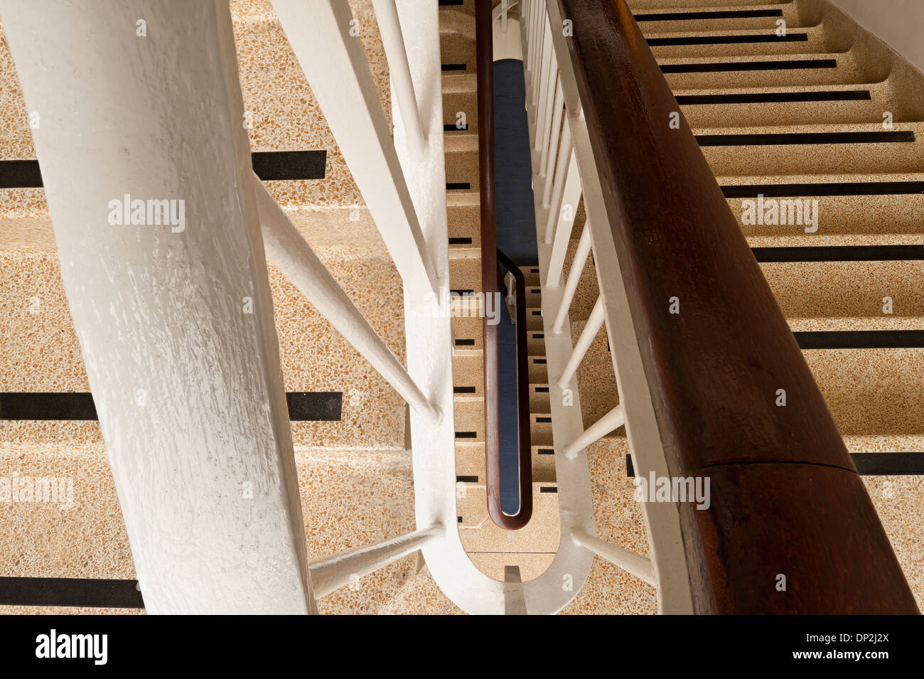 Vertigo anxiety and fear of heights a 6 floor stairwell trapped with ...