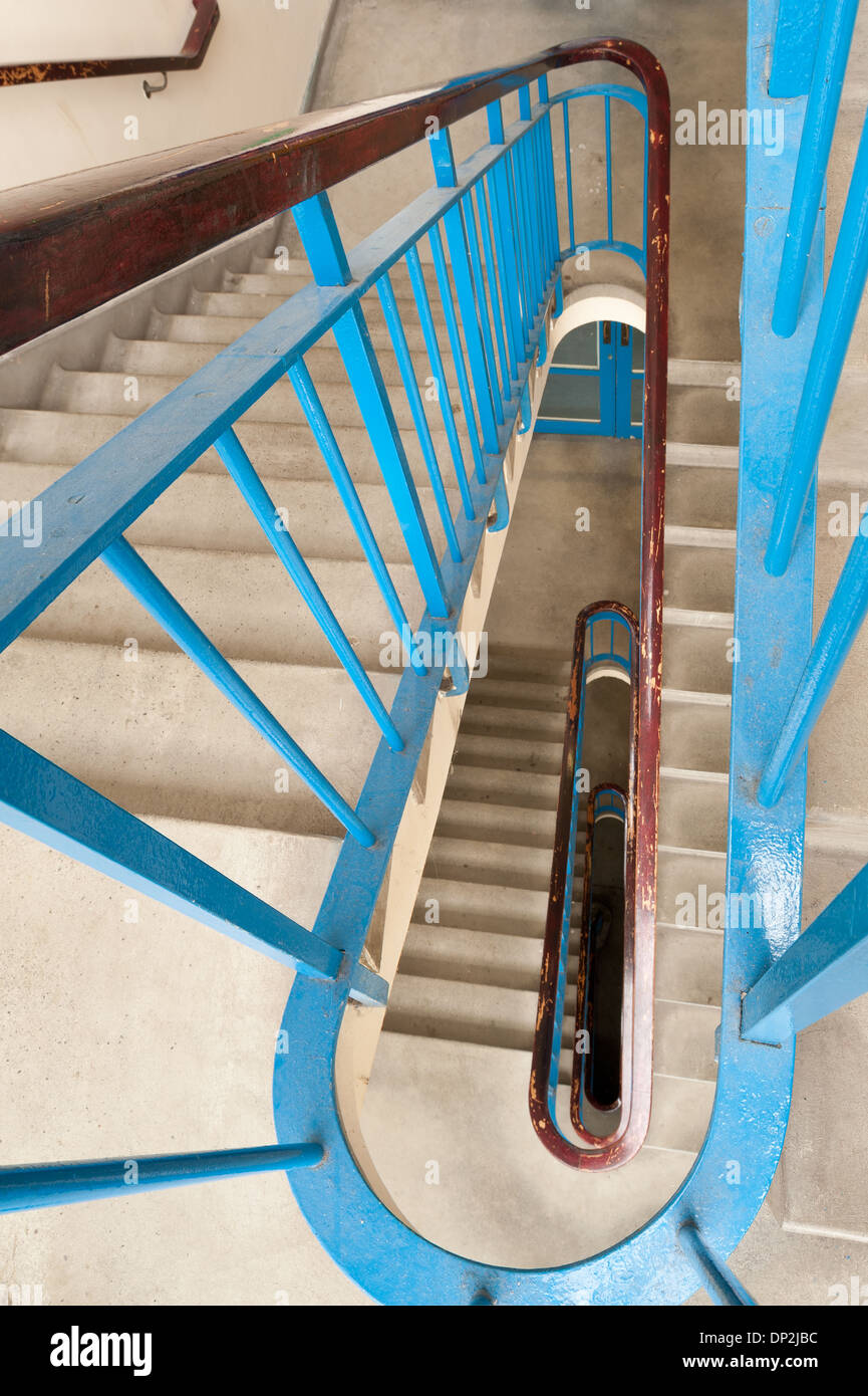 Vertigo anxiety and fear of heights a 6 floor stairwell trapped with ...