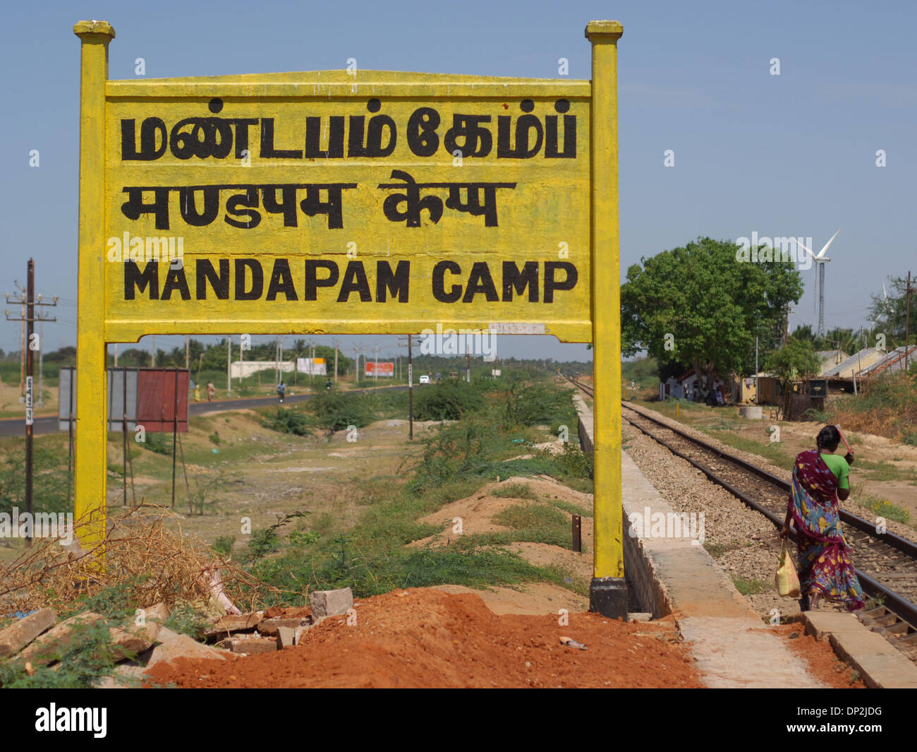 Jun 06, 2006; Rameswaram, Tamil Nadu, INDIA; Mandapam Refugee Camp ...