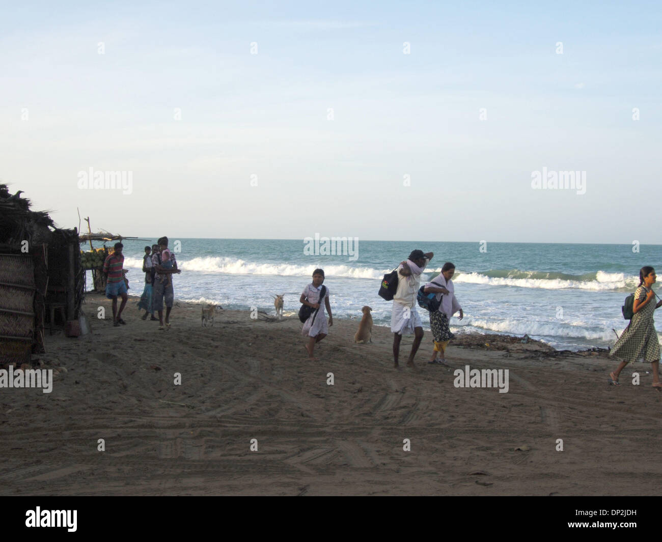 Jun 06, 2006; Rameswaram, Tamil Nadu, INDIA; Sri Lankan refugees arrive ...