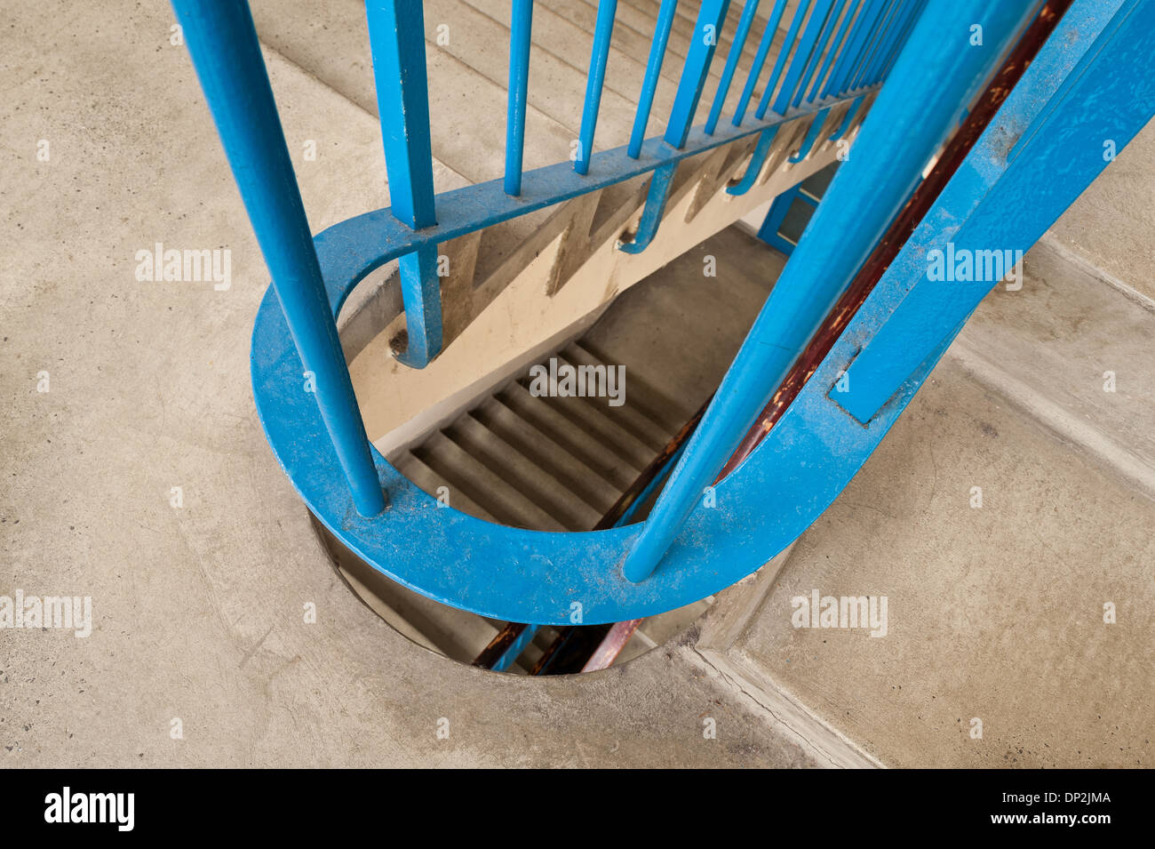 Vertigo anxiety and fear of heights a 6 floor stairwell trapped with ...
