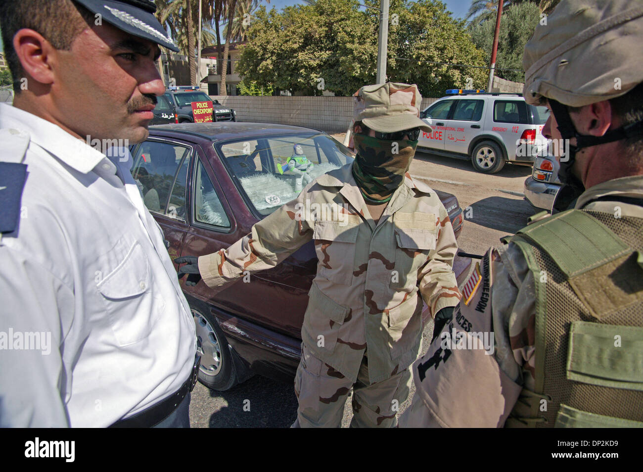 Jun 06, 2006; Baghdad, IRAQ; A female Iraqi interpreter working for the ...