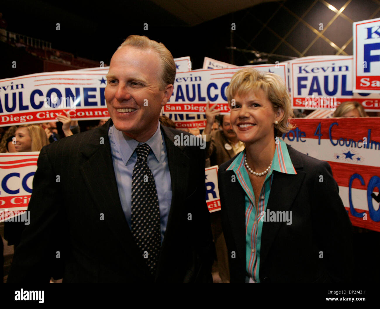 Jun 06, 2006; San Diego, CA, USA; District 2 candidate Kevin Faulconer ...