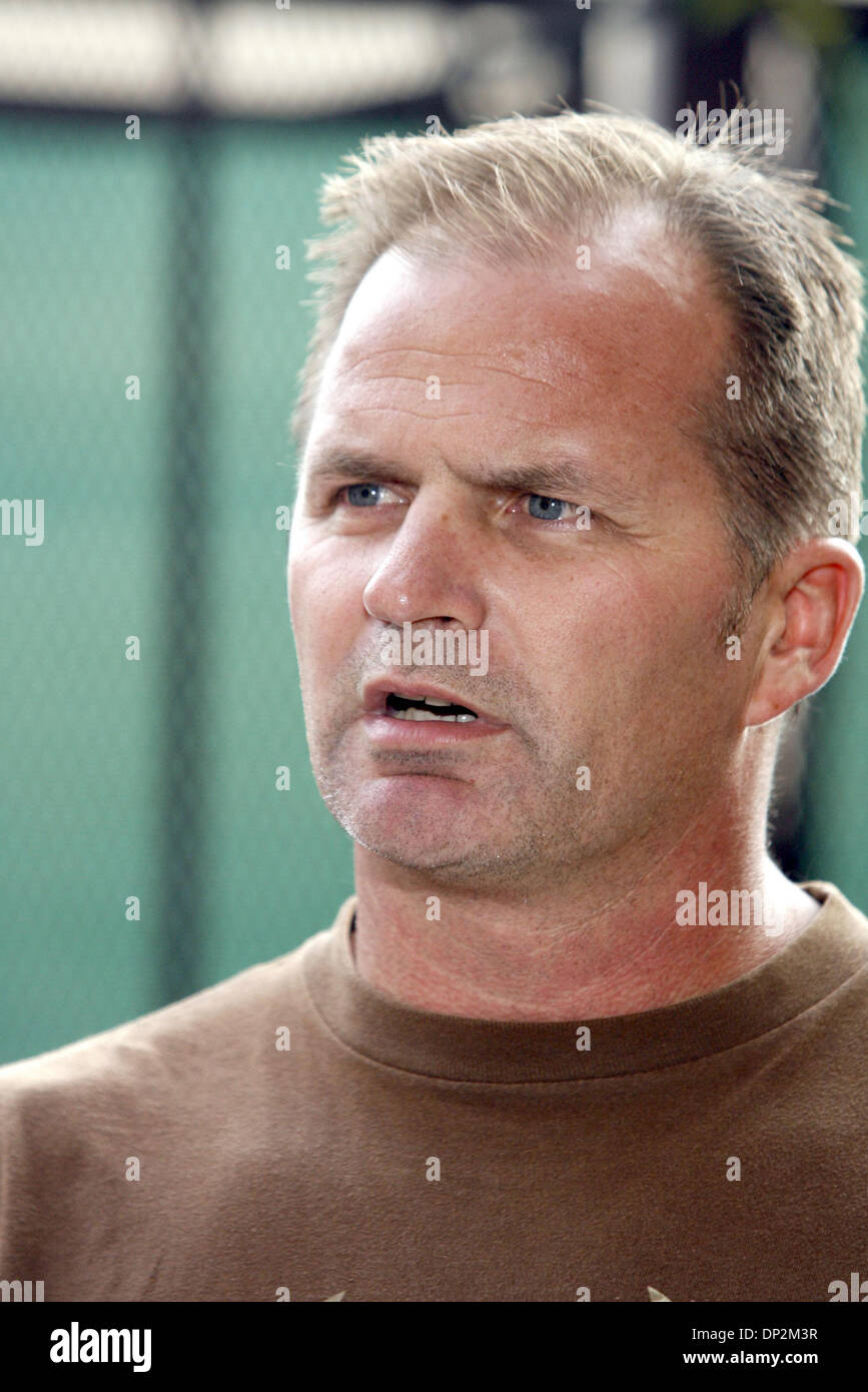 Jun 06, 2006; Los Angeles, CA, USA; Officer TIM PEARCE husband of shot ...