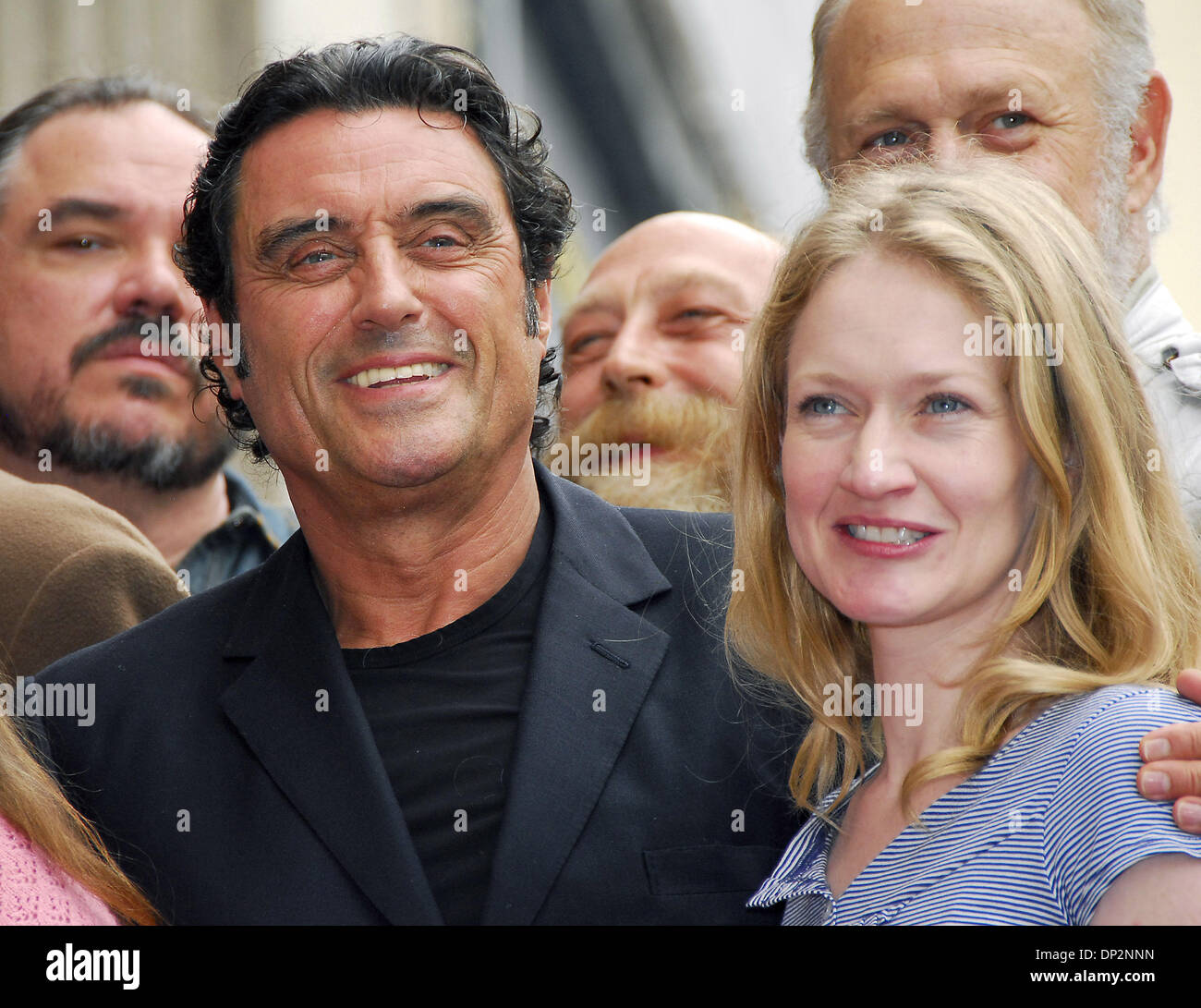 Jun 08, 2006; Hollywood, CA, USA; Actors IAN MCSHANE (L) and PAULA ...