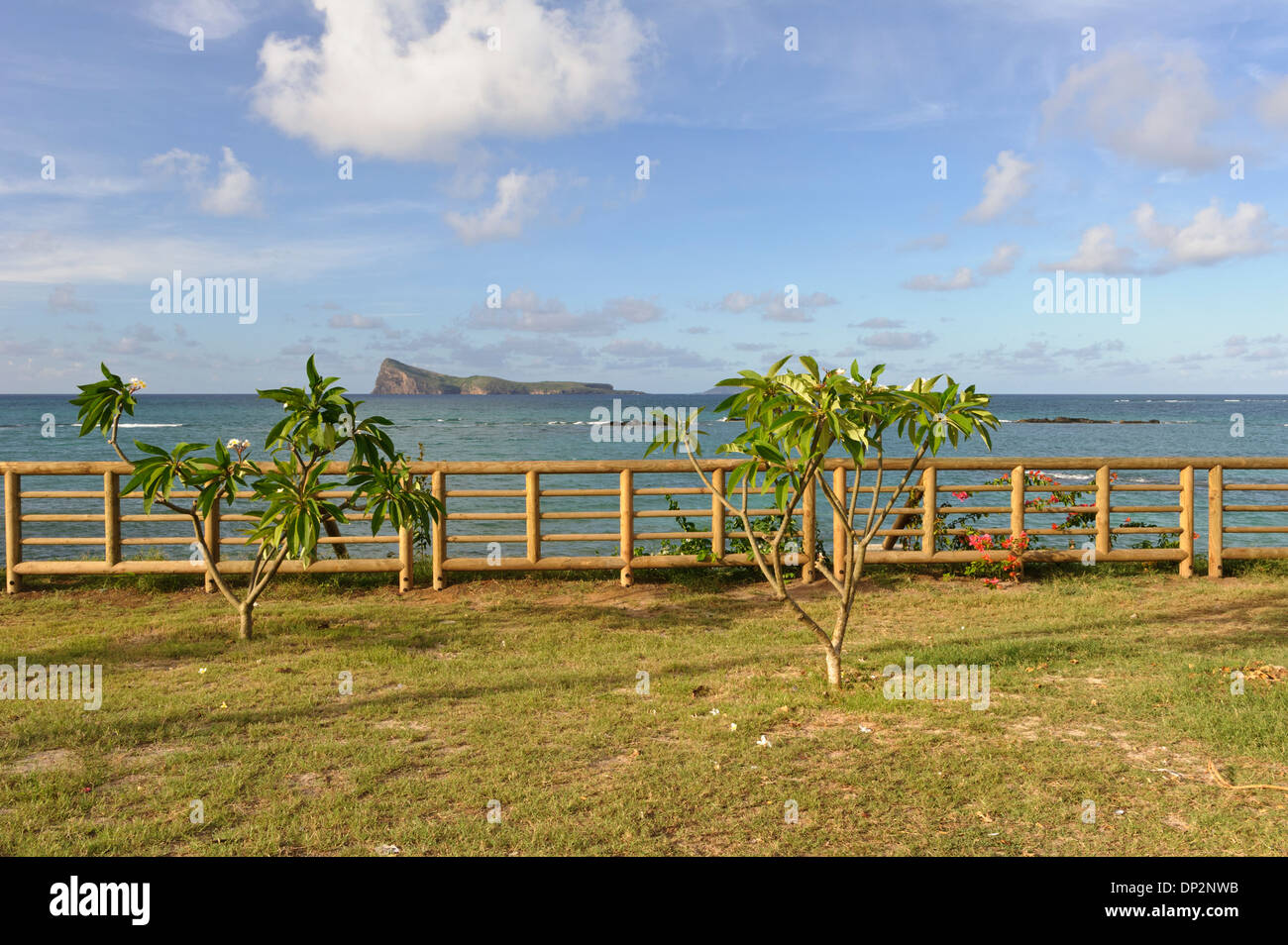 Coin De Mire Island seen at Cap Malheureux, Mauritius Stock Photo - Alamy