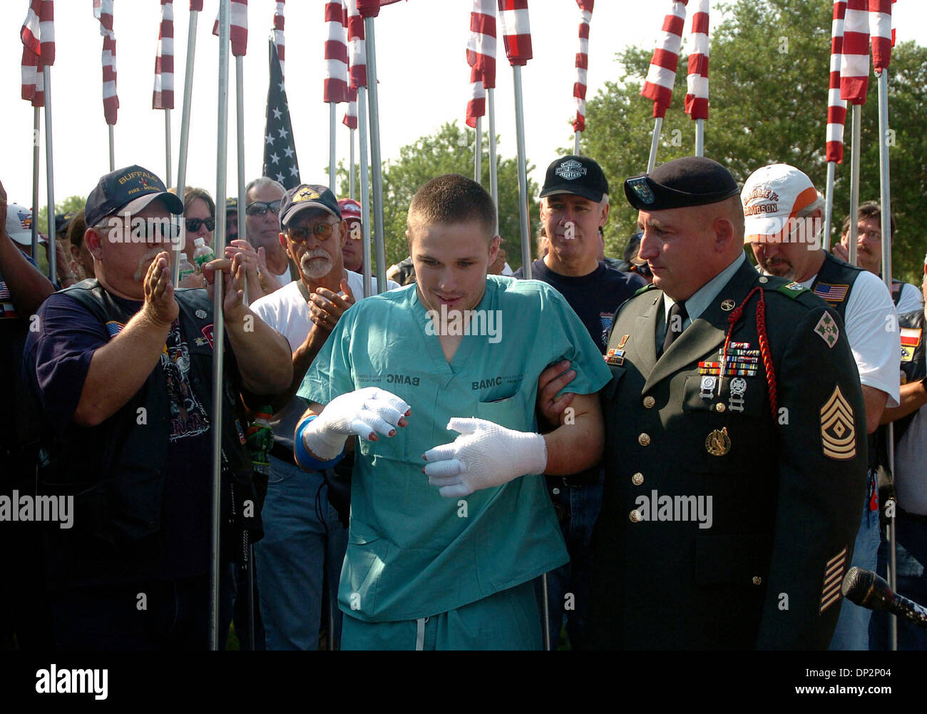 Jun 09, 2006; San Antonio, TX, USA; Specialist Michael Potter, US Army ...