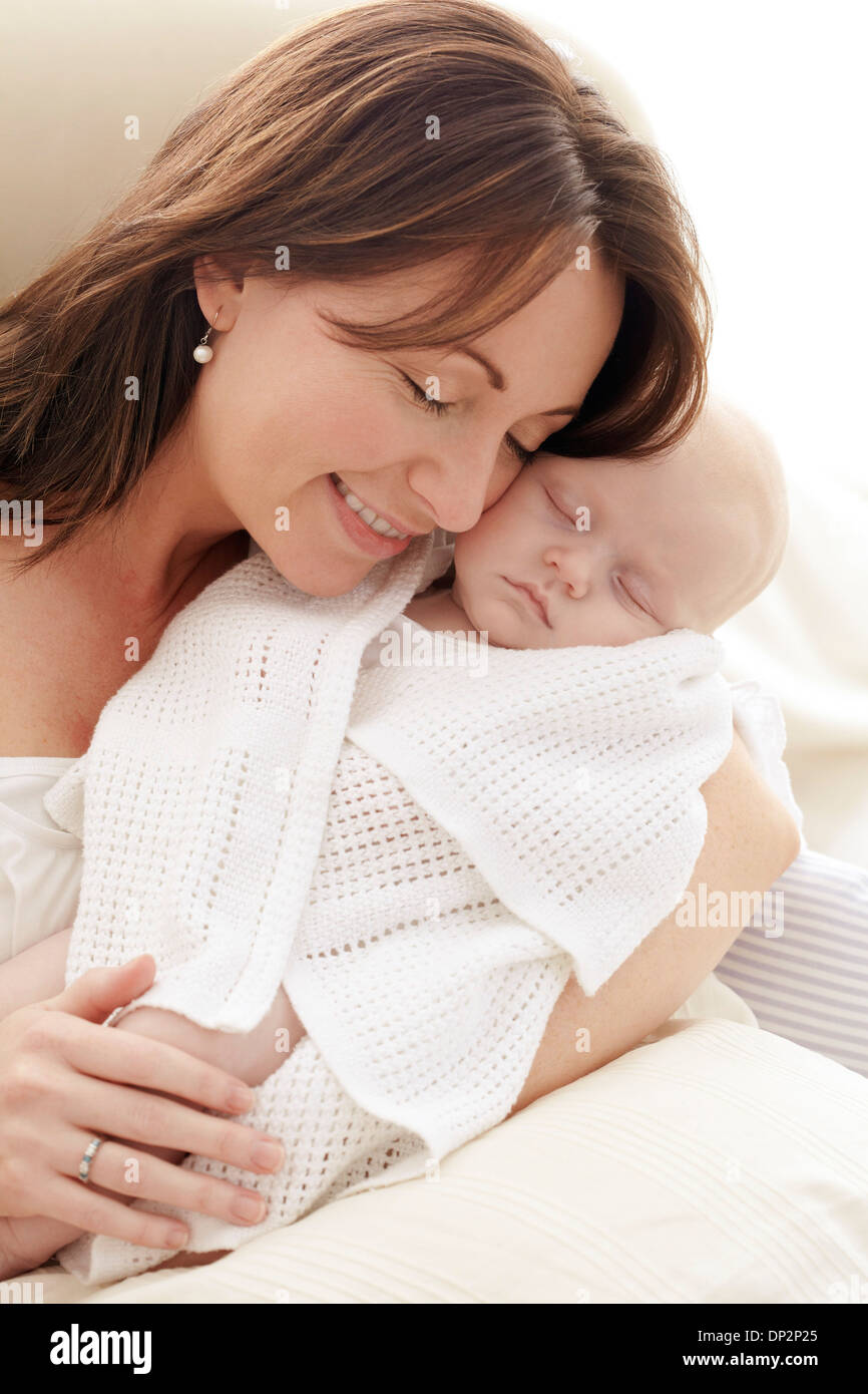 Mother and baby Stock Photo - Alamy