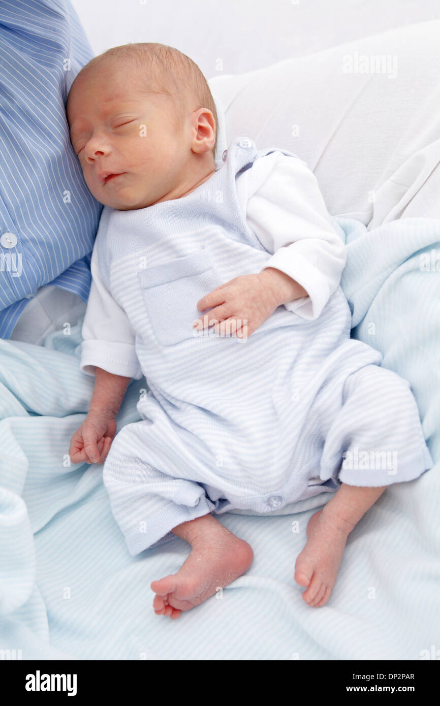 Two week old baby boy Stock Photo - Alamy