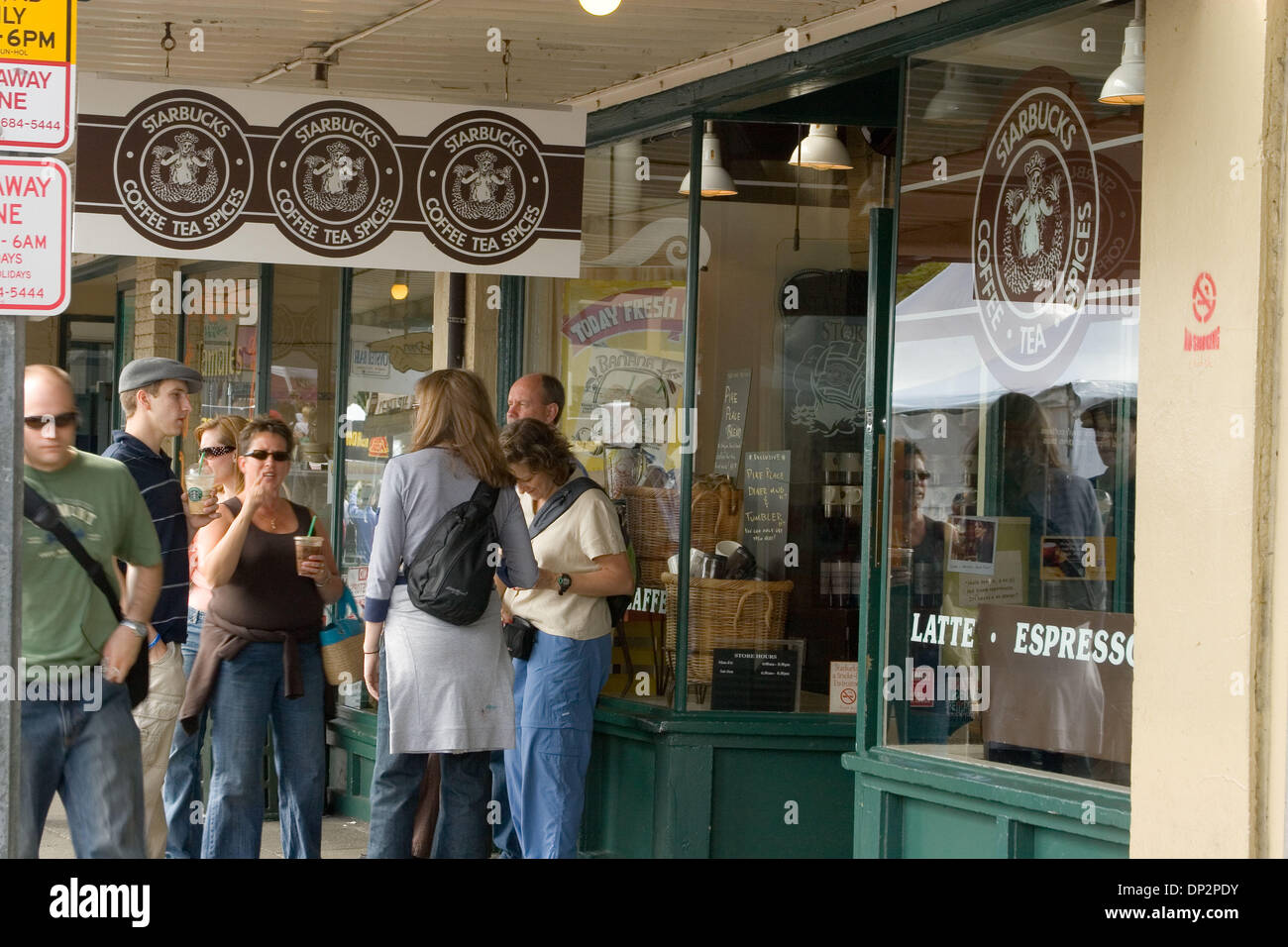 Jun 10, 2006; Seattle, WA, USA; The first ever Starbucks Coffee with ...