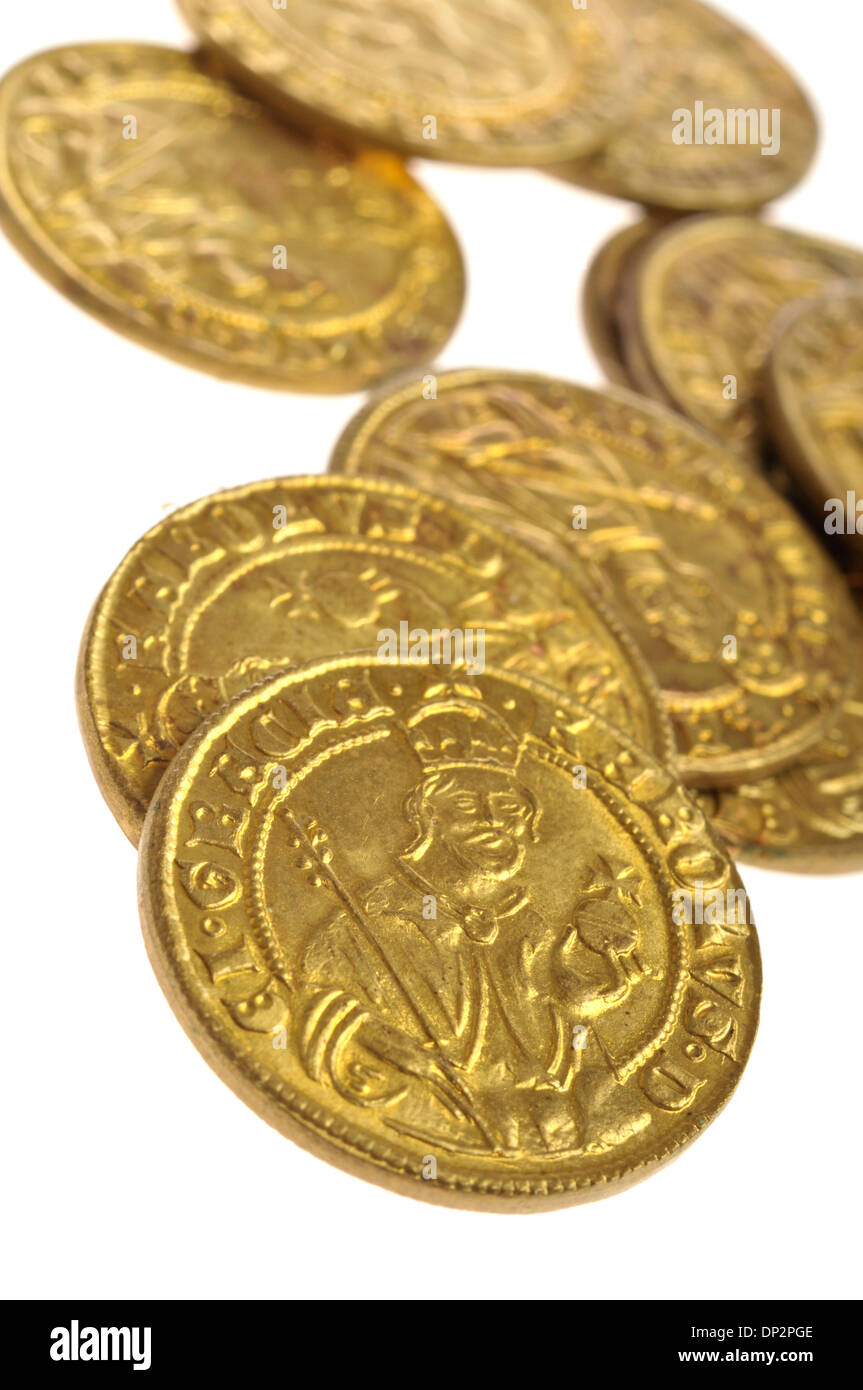 medieval gold coins Stock Photo - Alamy