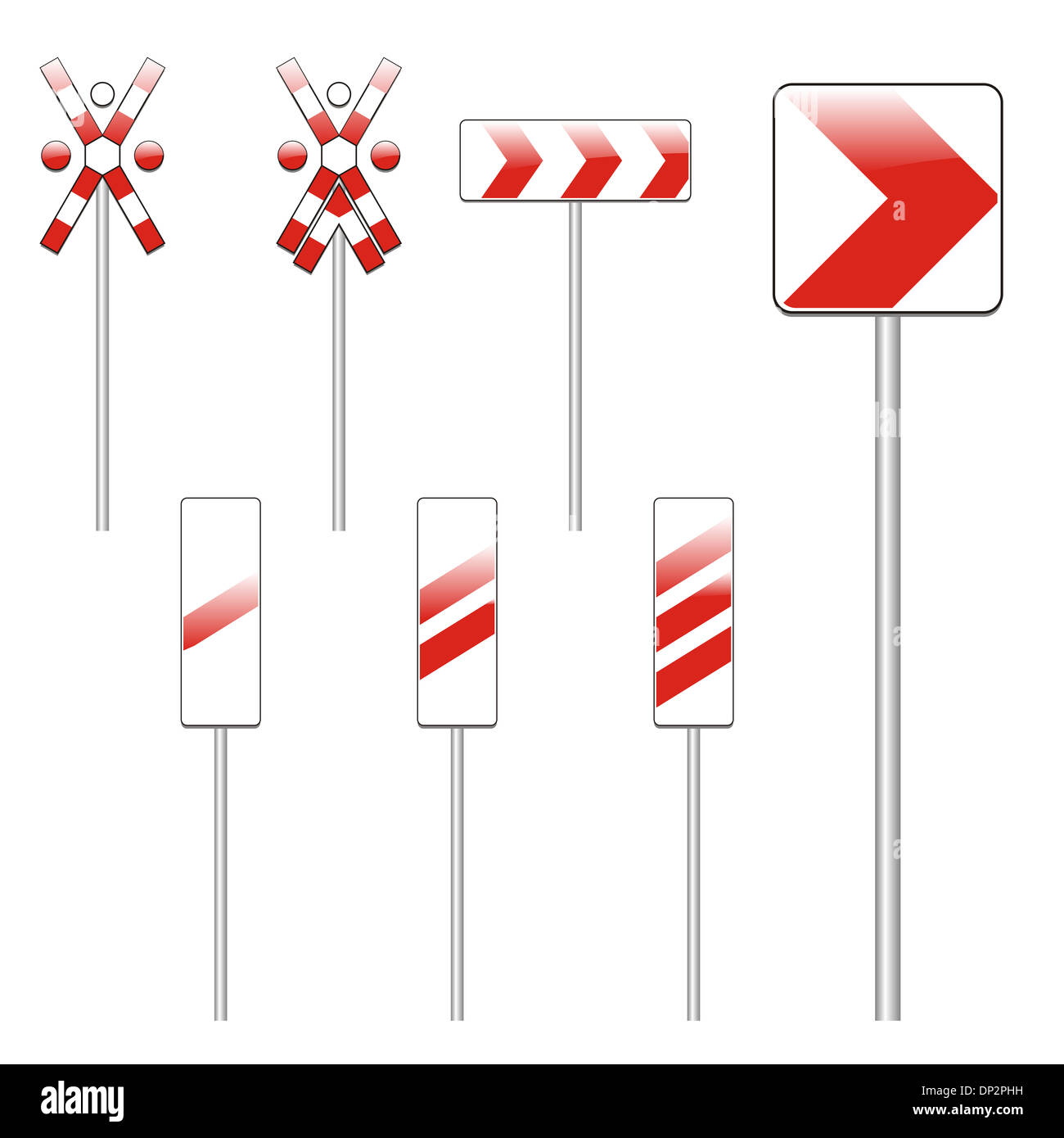 isolated european road signs Stock Photo - Alamy