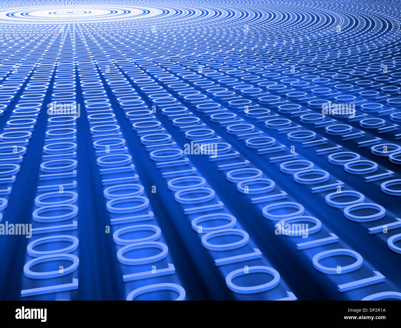 Binary explosion, conceptual artwork Stock Photo - Alamy