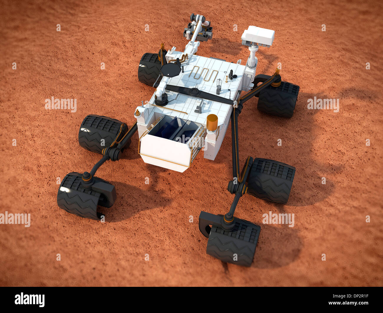 Curiosity Mars rover, artwork Stock Photo - Alamy