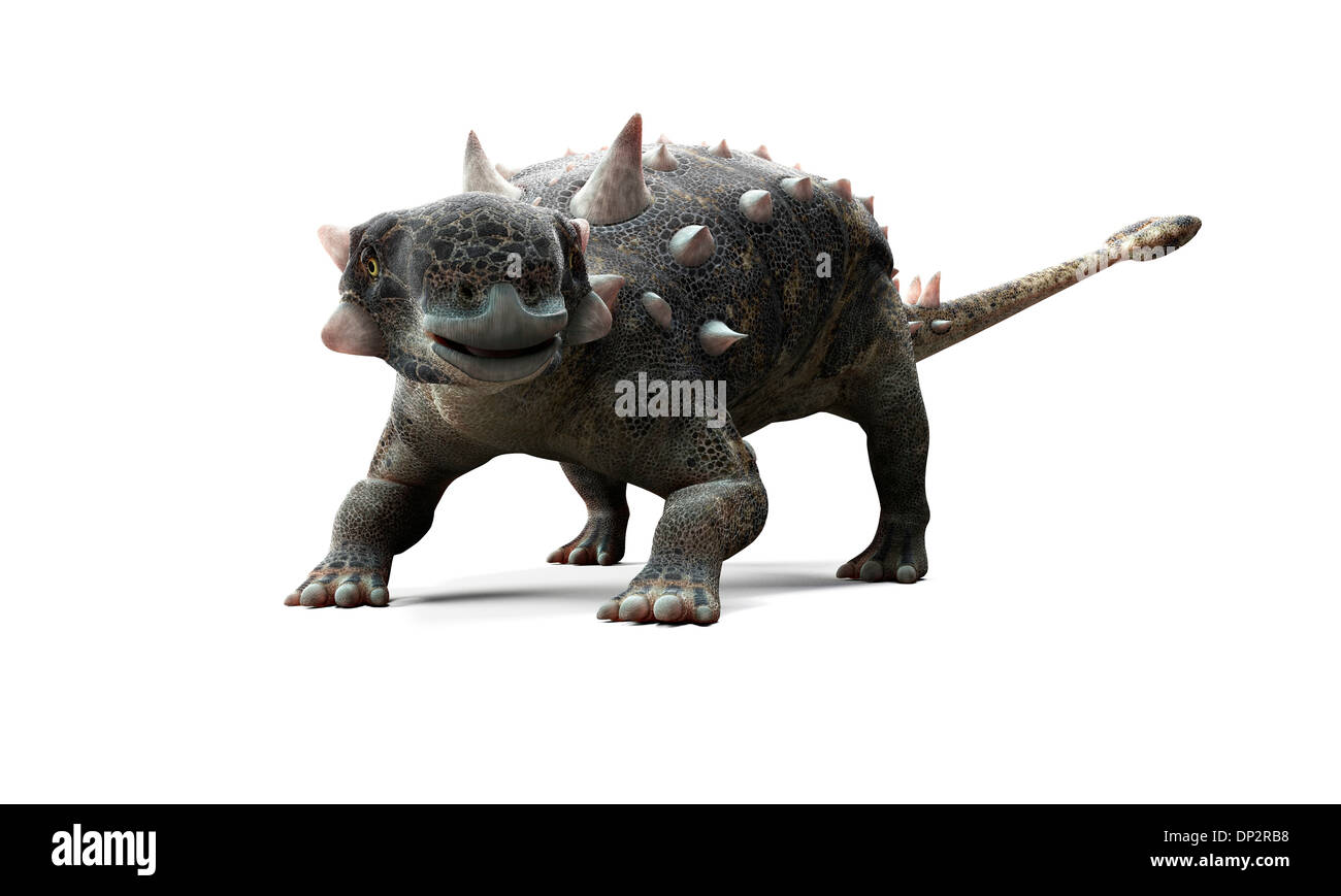 Euoplocephalus dinosaur, artwork Stock Photo - Alamy