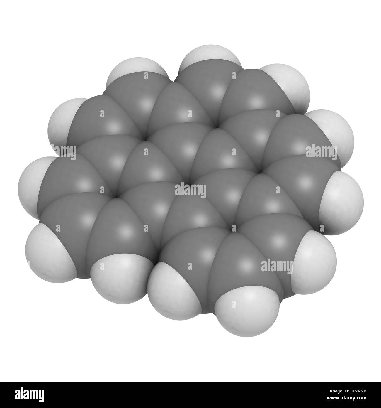 Benzoperylene molecular model Stock Photo - Alamy