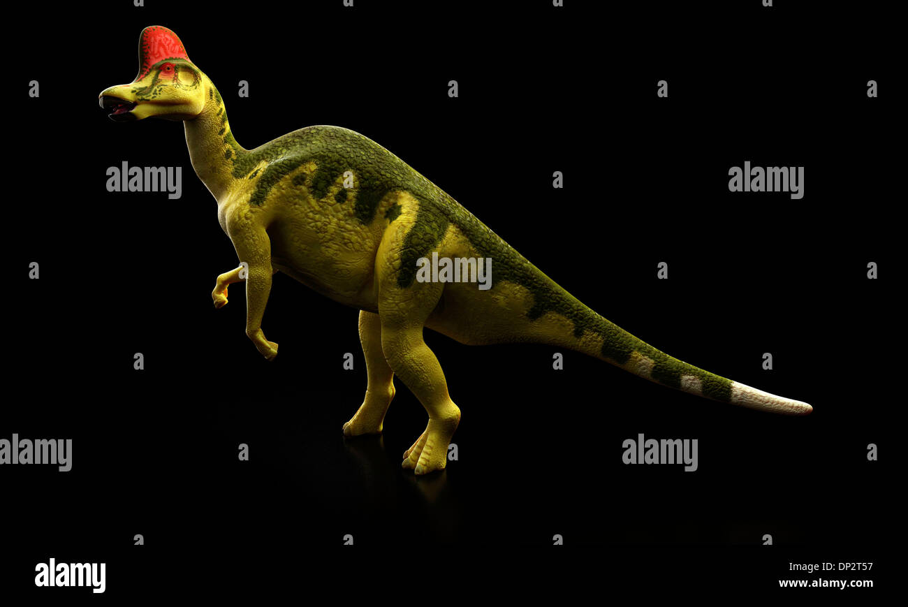 Hadrosaurus dinosaur, artwork Stock Photo - Alamy