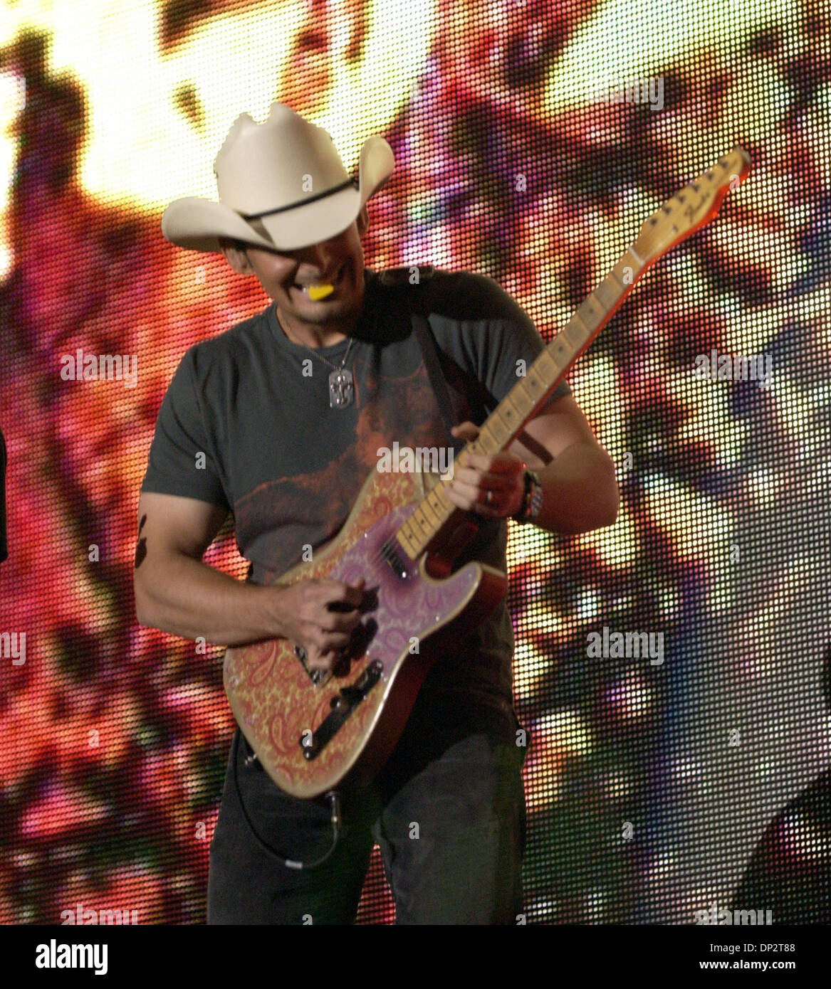 Jun 10, 2006; Nashville, TN, USA; Musician BRAD PAISLEY performs live ...