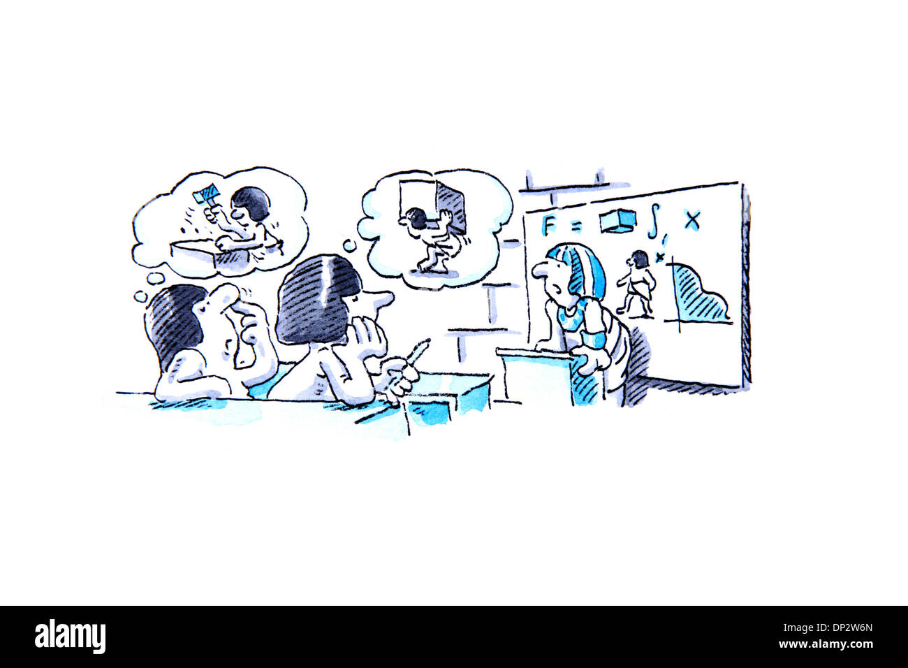 Vocational training, artwork Stock Photo - Alamy