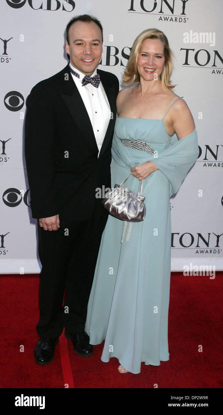 Jun 11, 2006; New York, NY, USA; Actor DANNY BURSTEIN and REBECCA LUKER ...