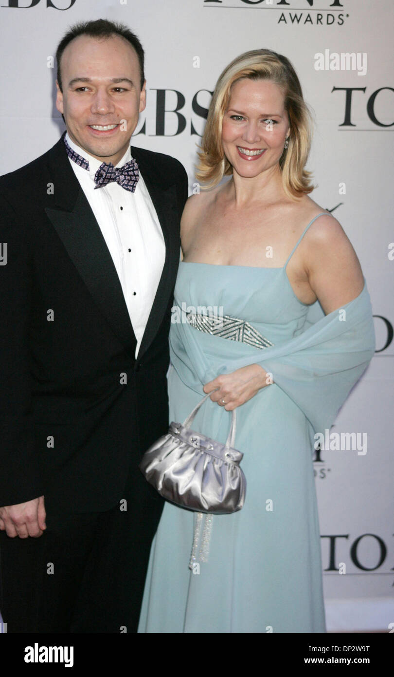 Jun 11, 2006; New York, NY, USA; Actor DANNY BURSTEIN and REBECCA LUKER ...