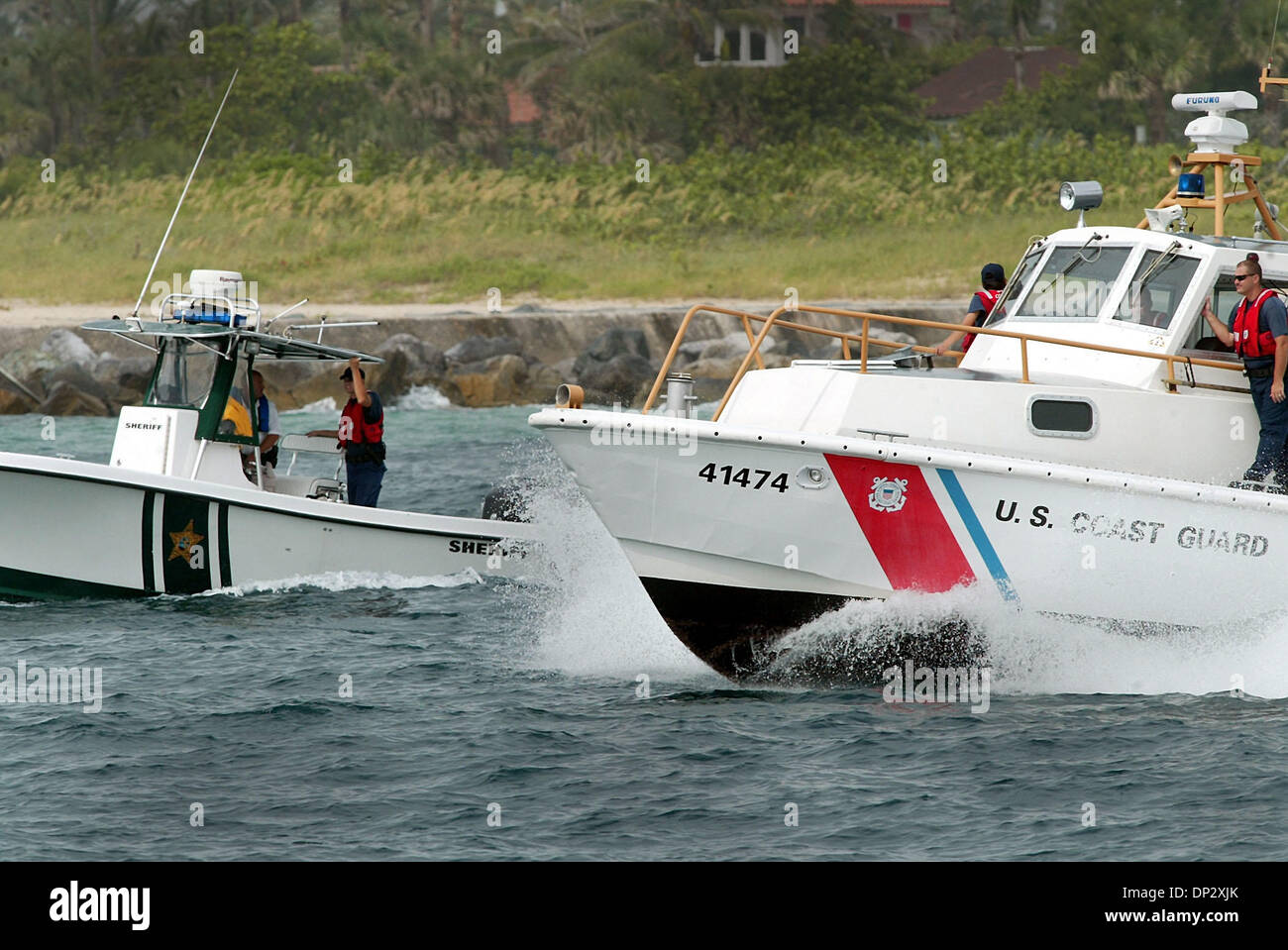 Sheriffs on boat hi-res stock photography and images - Alamy