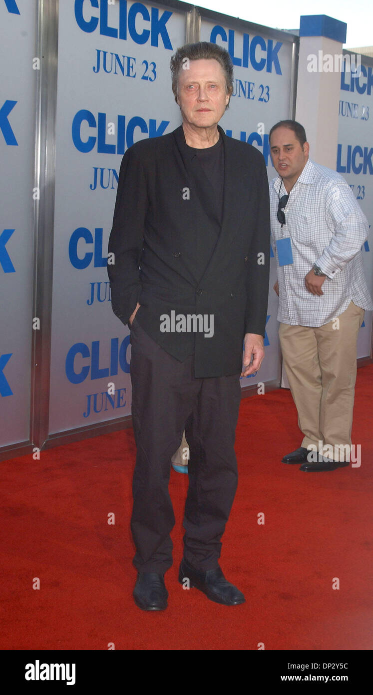 Jun 14, 2006; Los Angeles, CA, USA; Actor CHRISTOPHER WALKEN at the ...