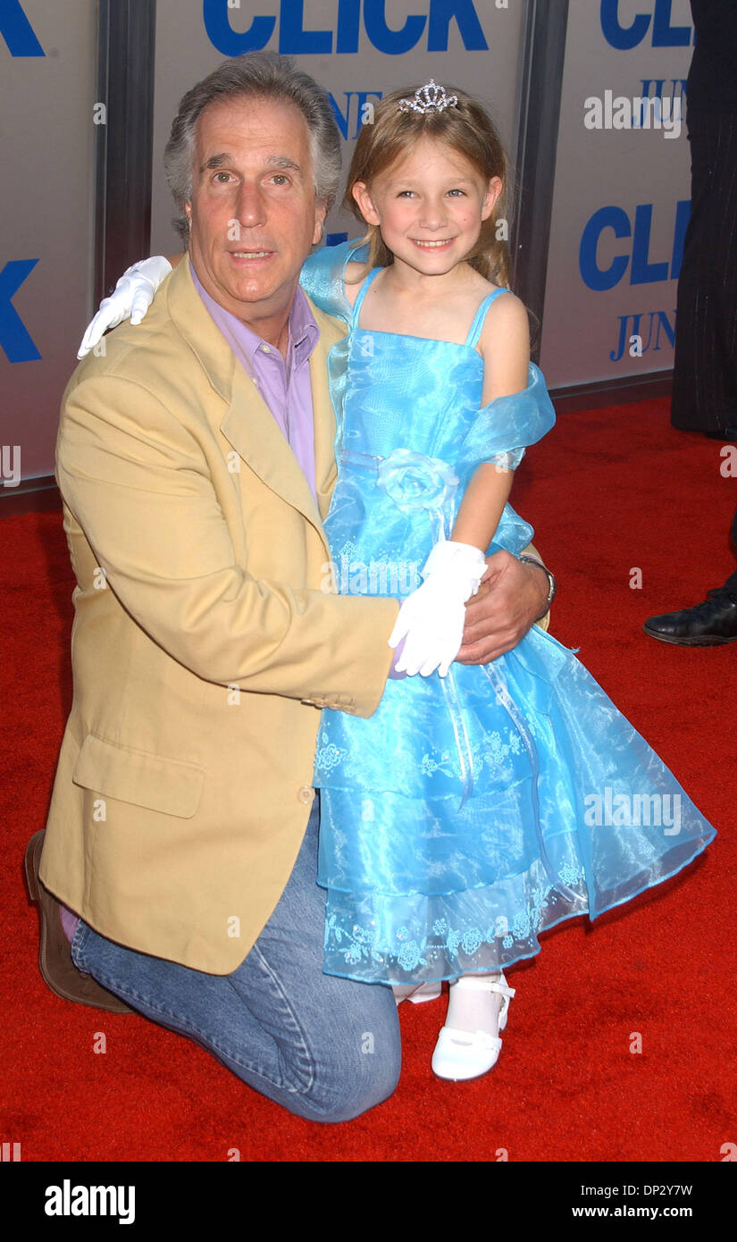 Jun 14, 2006; Los Angeles, CA, USA; Actor HENRY WINKLER and Actress ...